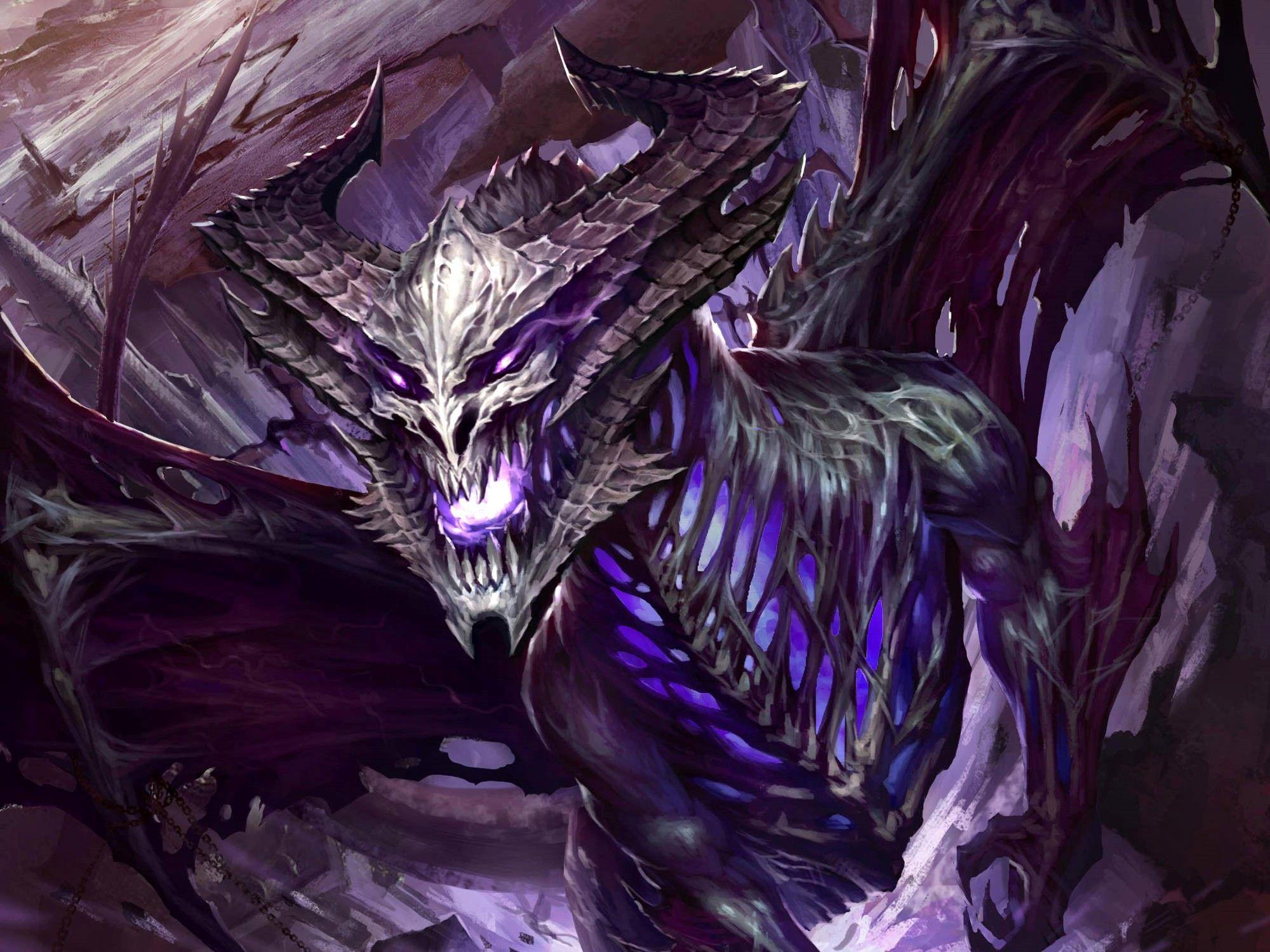 Cool Dark Dragon Wallpapers - Top Free Cool Dark Dragon Backgrounds - WallpaperAccess