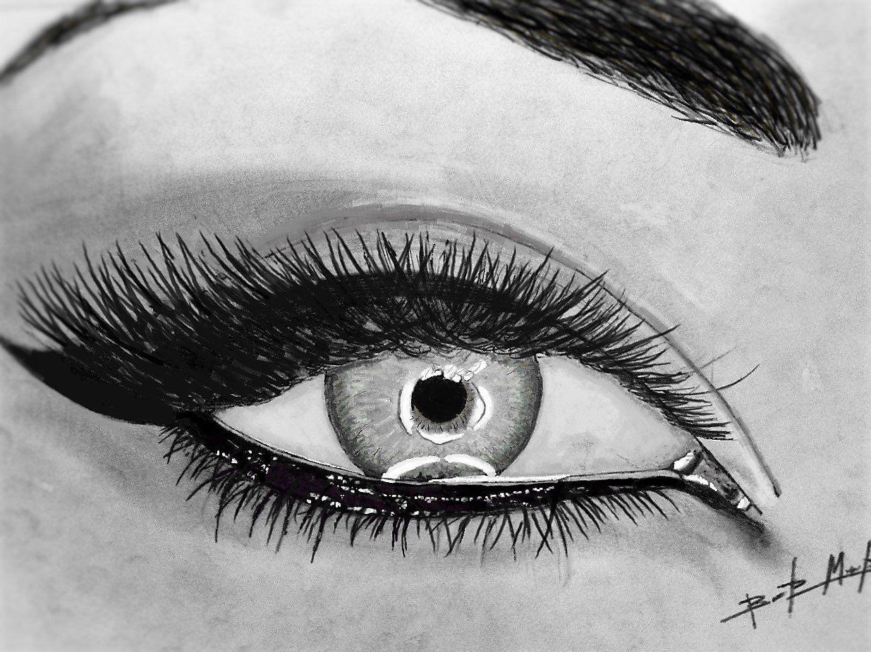 Eye Drawing Wallpapers - Top Free Eye Drawing Backgrounds - WallpaperAccess