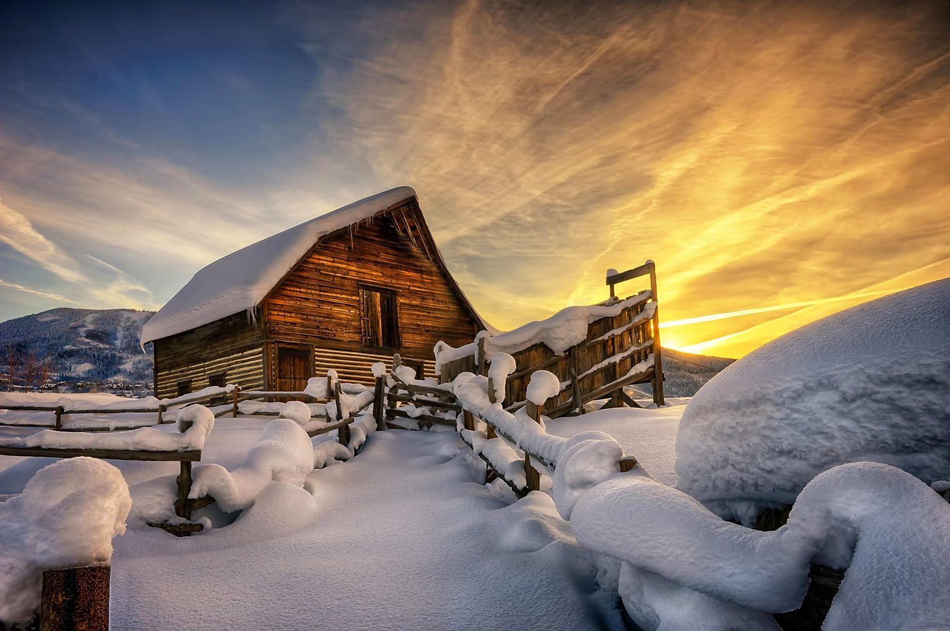 House Winter Wallpapers - Top Free House Winter Backgrounds ...