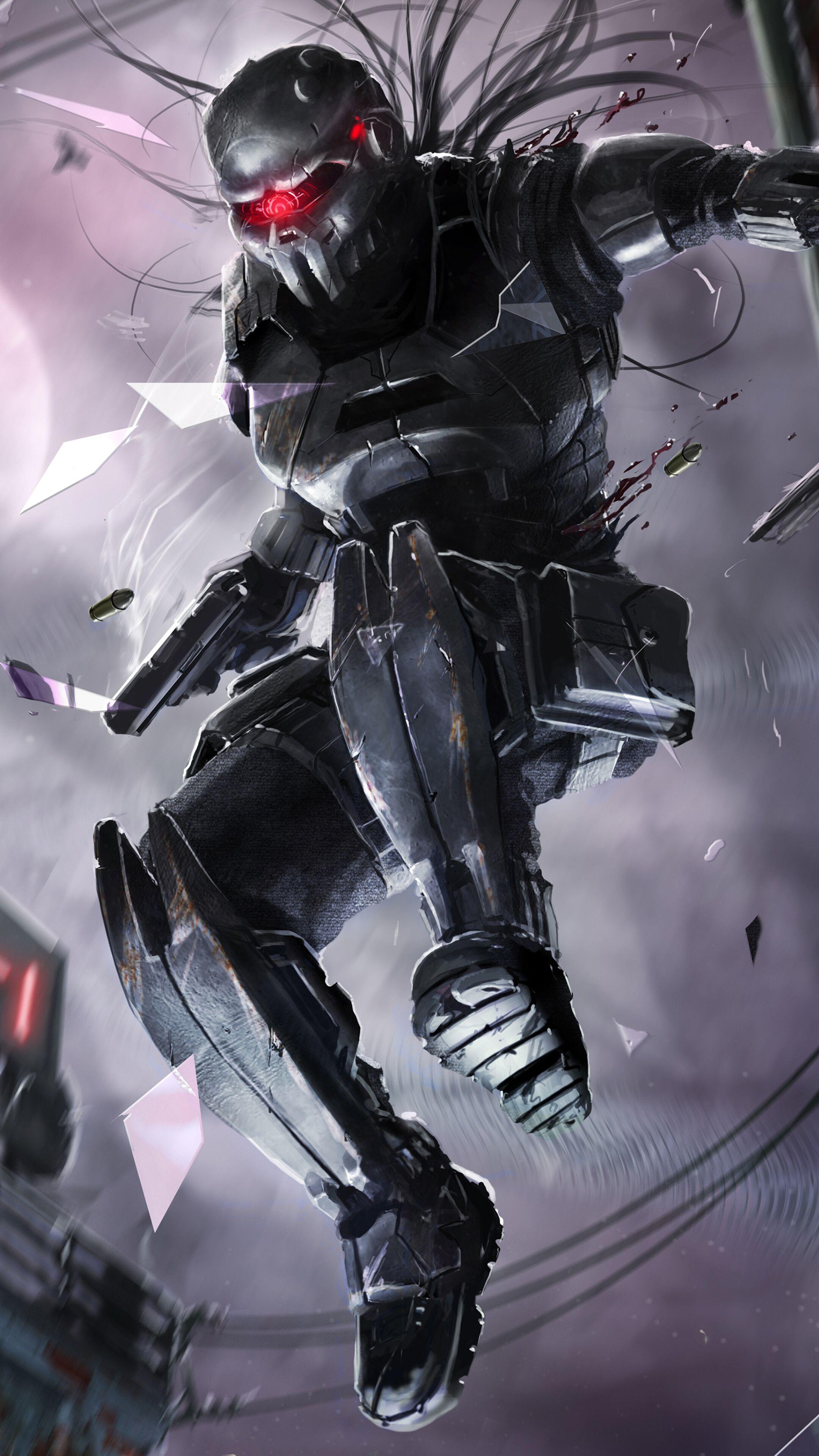 Cyberpunk Warrior Wallpapers - Top Free Cyberpunk Warrior Backgrounds ...