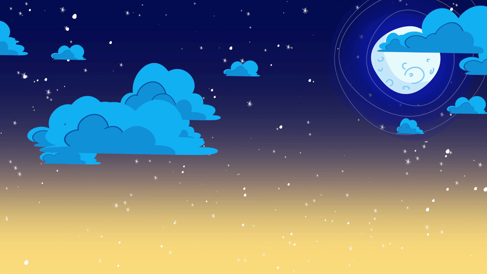 Moon and Stars Cartoon Wallpapers - Top Free Moon and Stars Cartoon ...