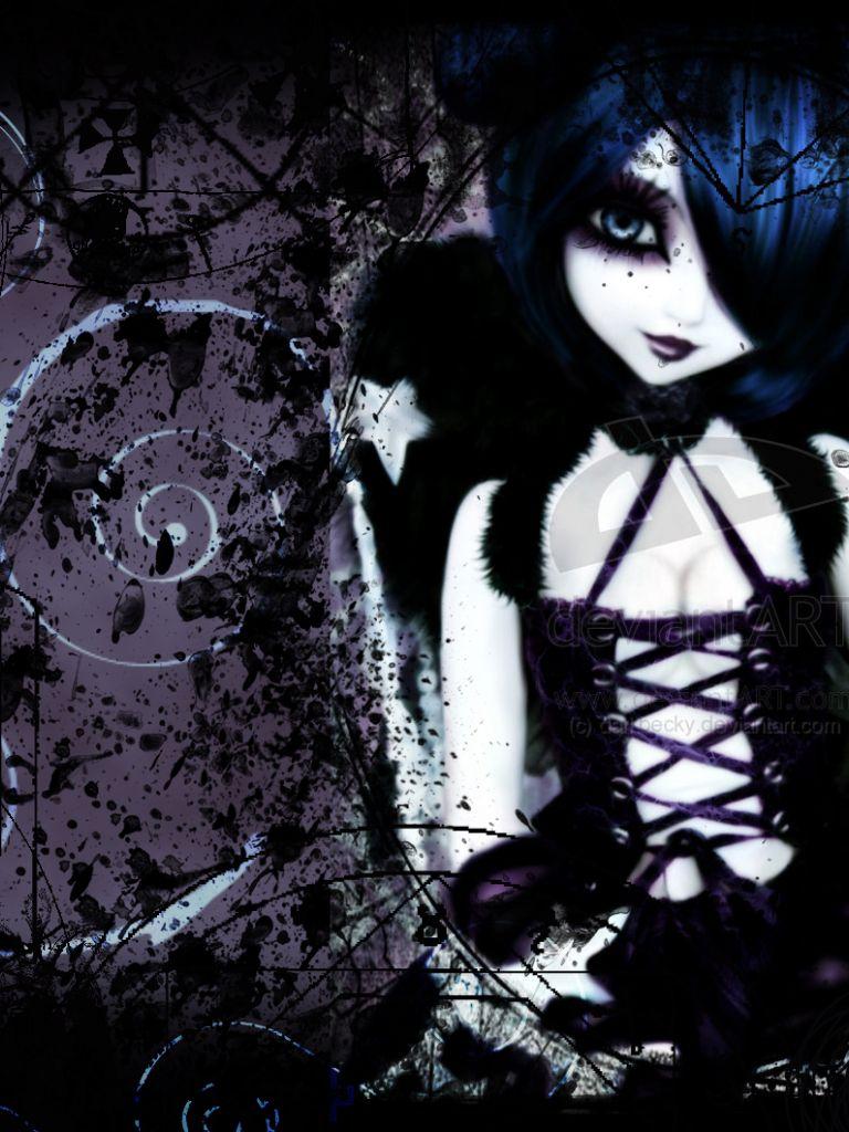 Anime Emo Girl Wallpapers Top Free Anime Emo Girl Backgrounds Wallpaperaccess