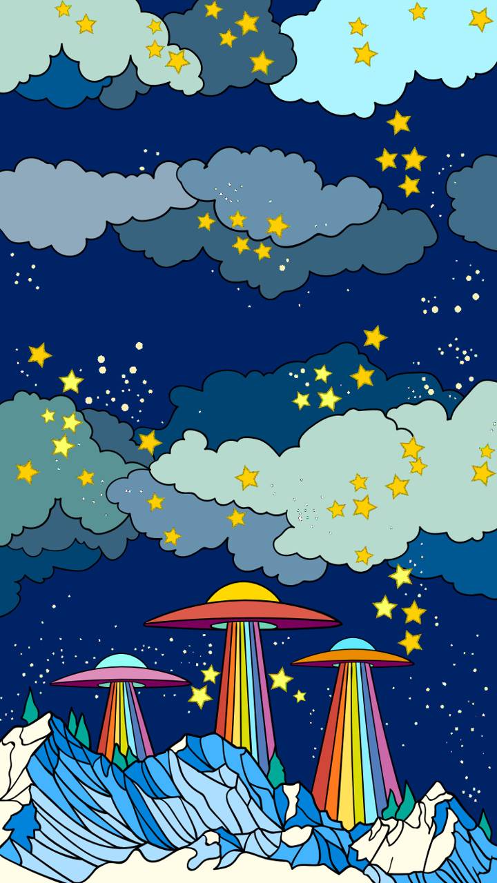 Alien UFO iPhone Wallpapers - Top Free Alien UFO iPhone Backgrounds ...