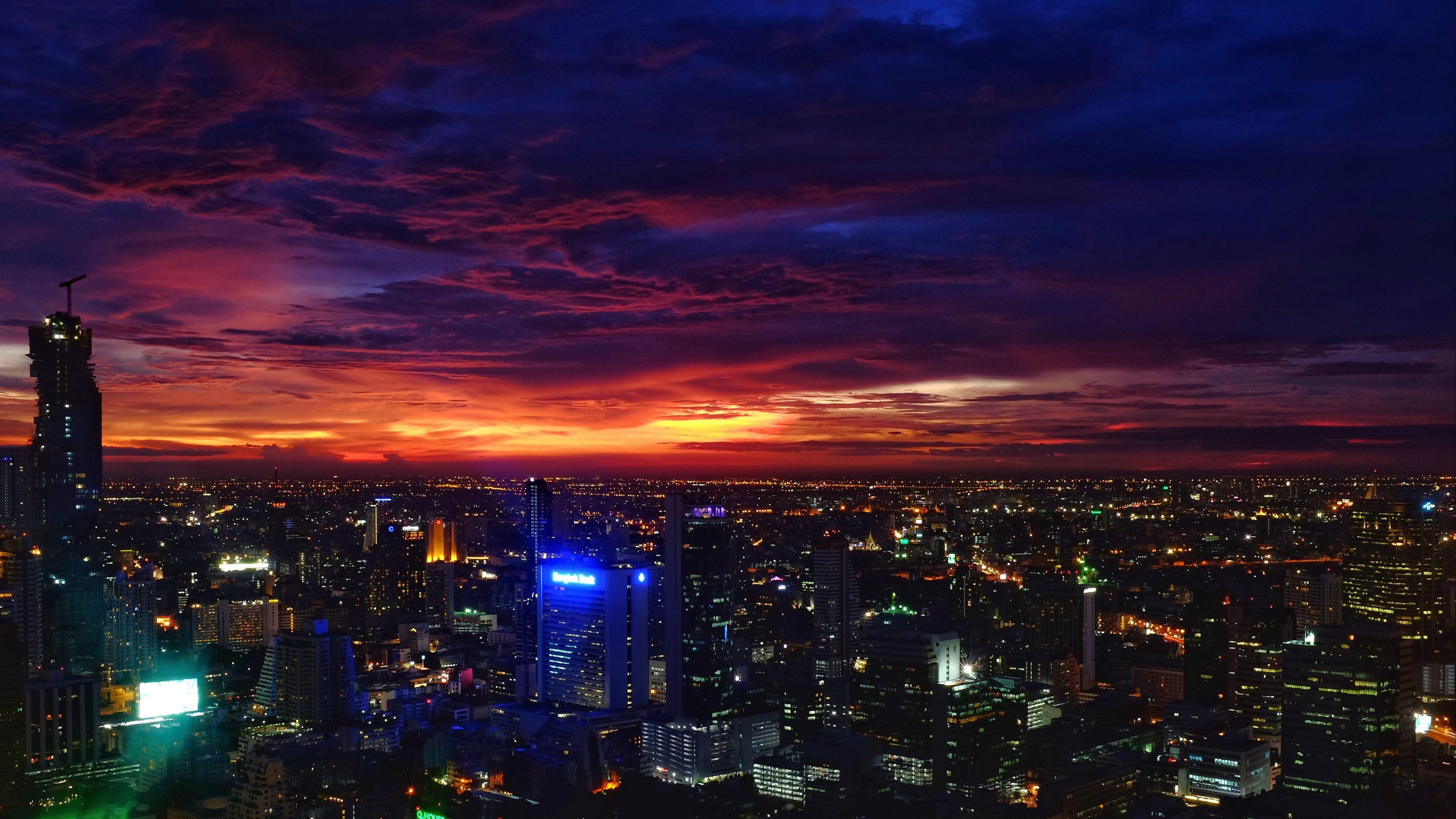Bangkok Sunset Wallpapers - Top Free Bangkok Sunset Backgrounds ...