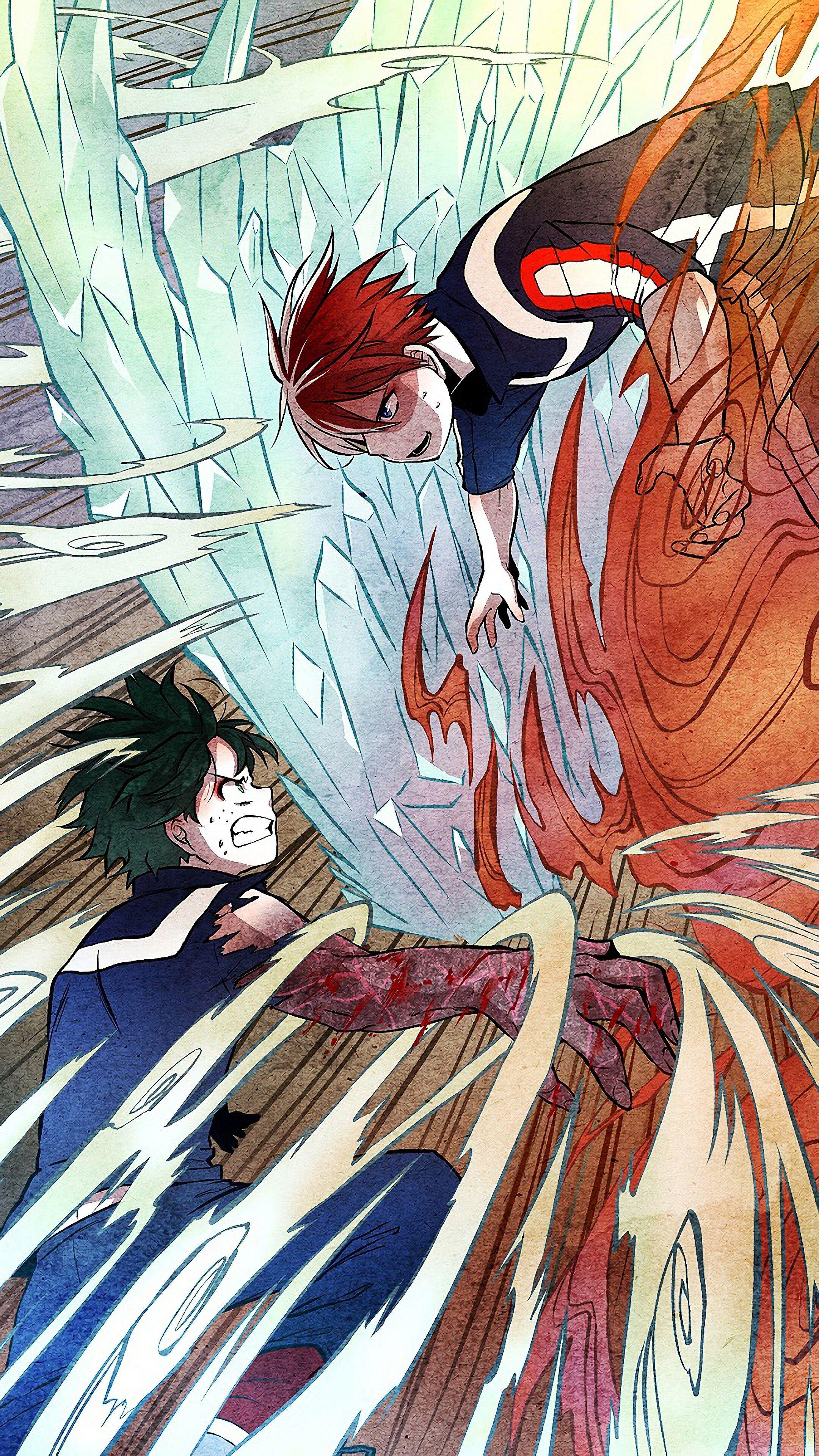 Deku Vs Todoroki Wallpapers - Top Free Deku Vs Todoroki Backgrounds ...