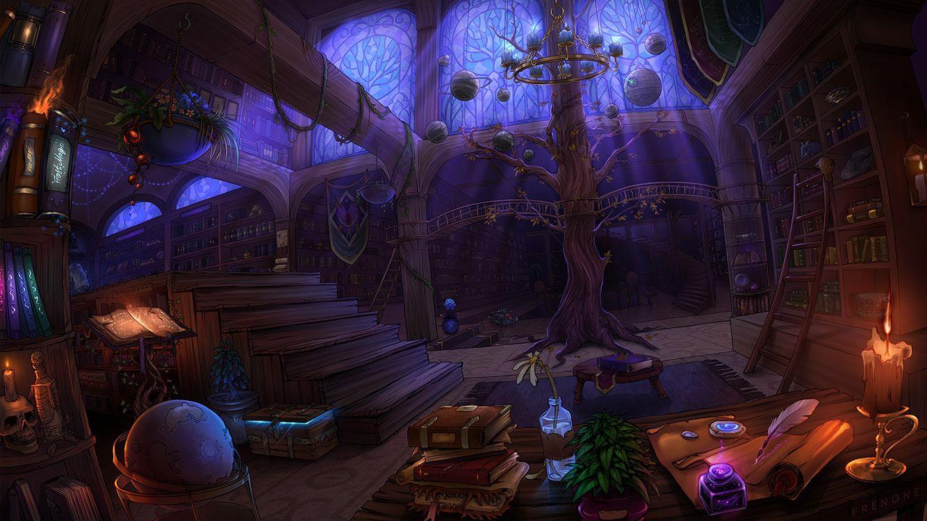 Fantasy Library Wallpapers - Top Free Fantasy Library Backgrounds ...