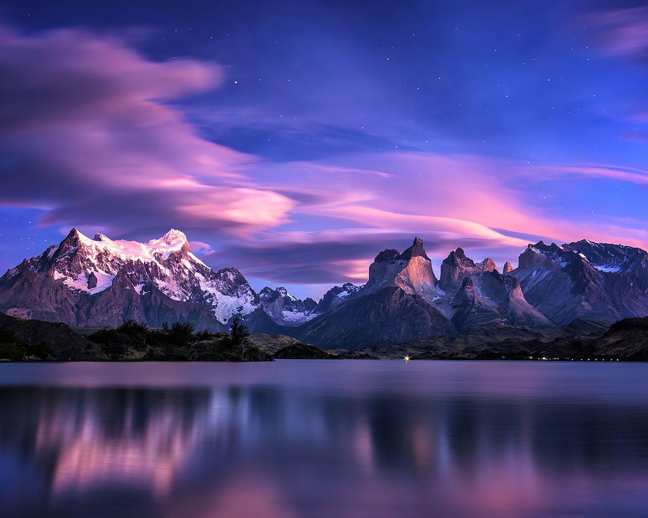 Blue and Pink Landscape Wallpapers - Top Free Blue and Pink Landscape ...