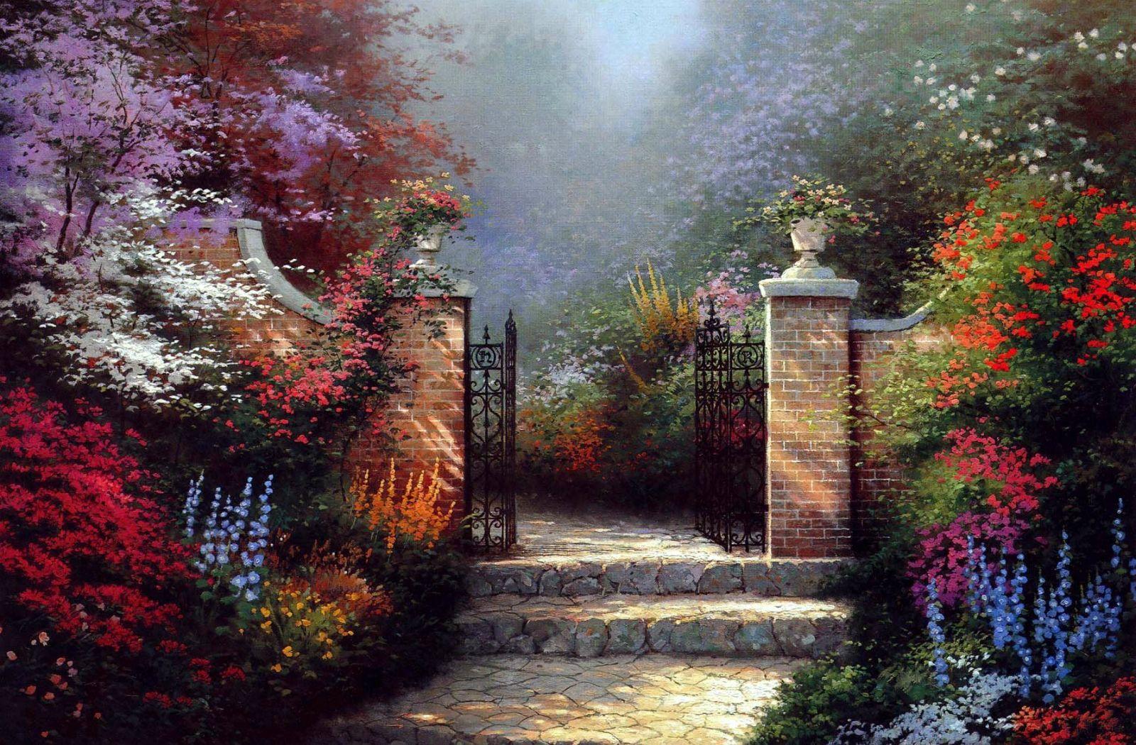 Thomas Kinkade Autumn Wallpapers - Top Free Thomas Kinkade Autumn ...