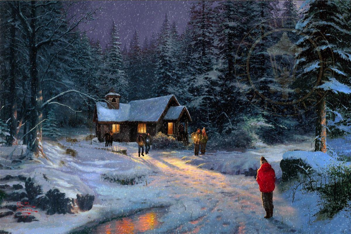 Thomas Kinkade Winter Wallpapers - Top Free Thomas Kinkade Winter ...