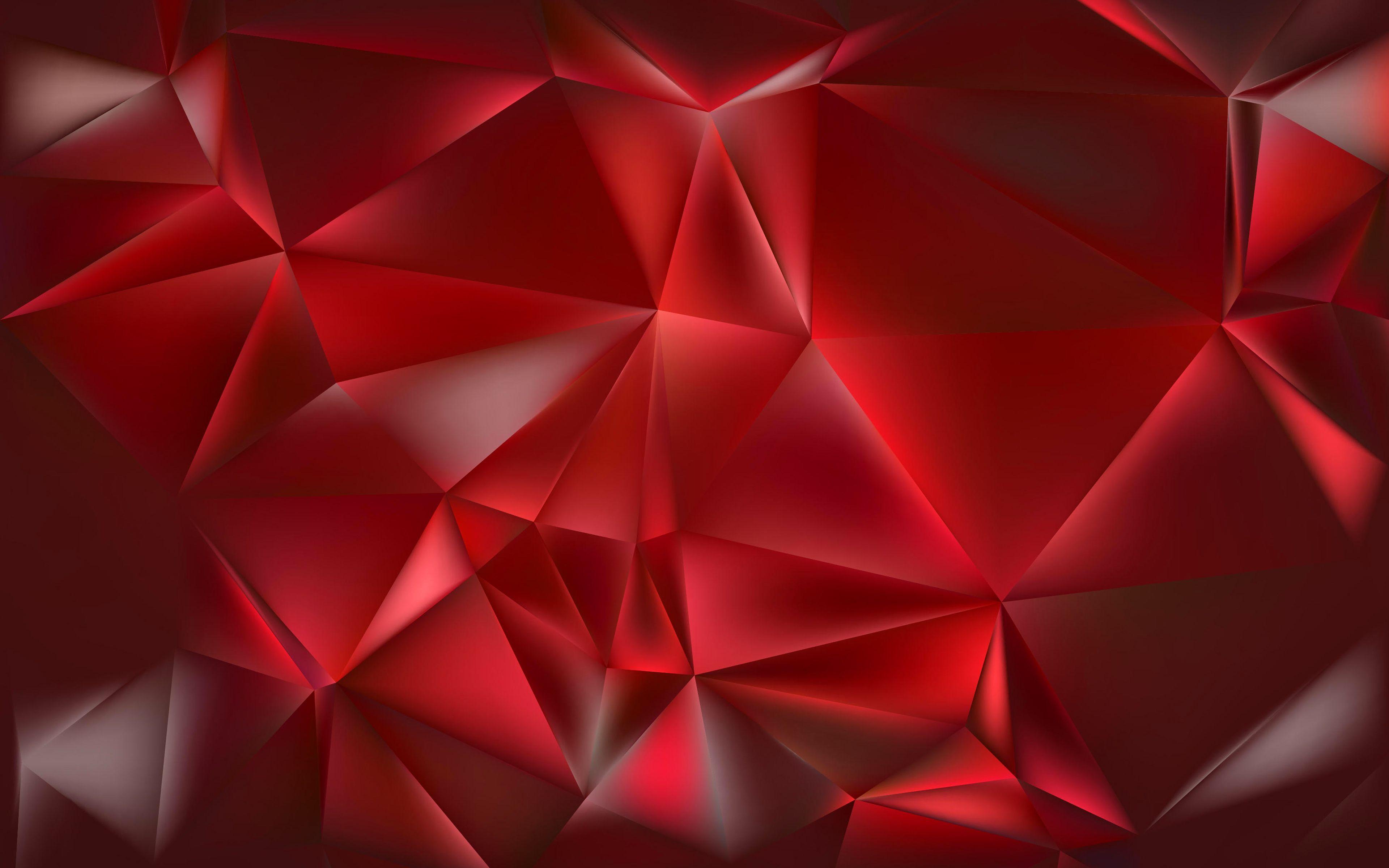 4K Red Polygon Wallpapers - Top Free 4K Red Polygon Backgrounds ...