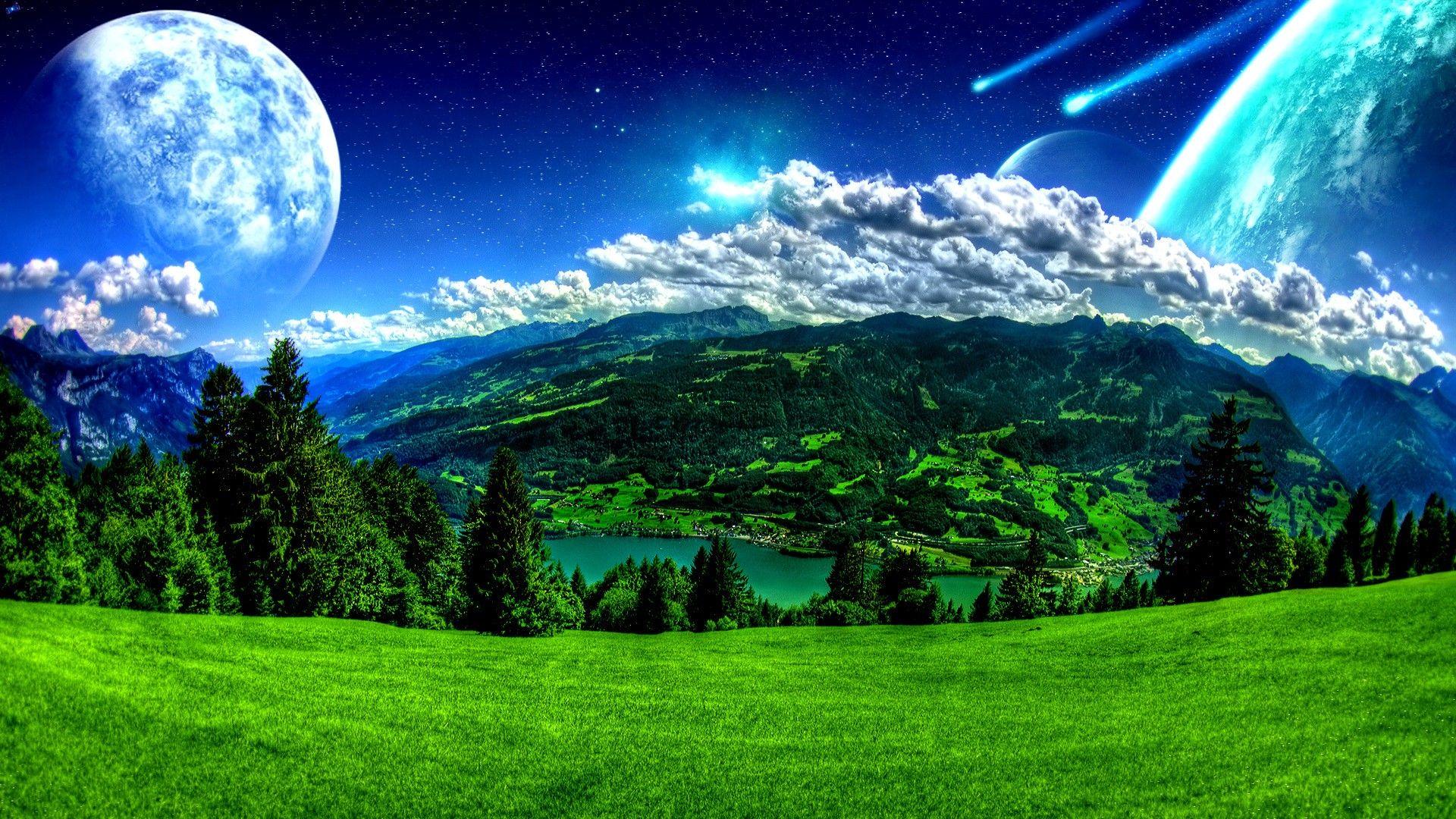 Moon Landscape Photography Wallpapers - Top Free Moon Landscape ...