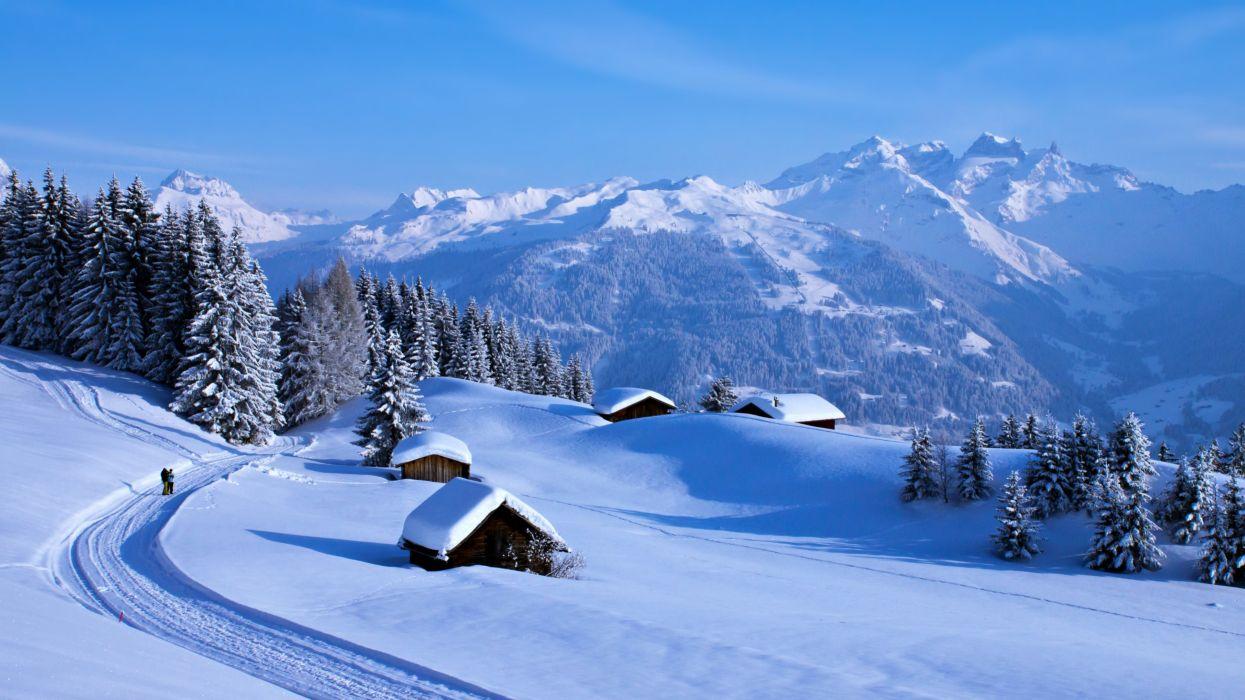 Countryside Winter Wallpapers - Top Free Countryside Winter Backgrounds ...