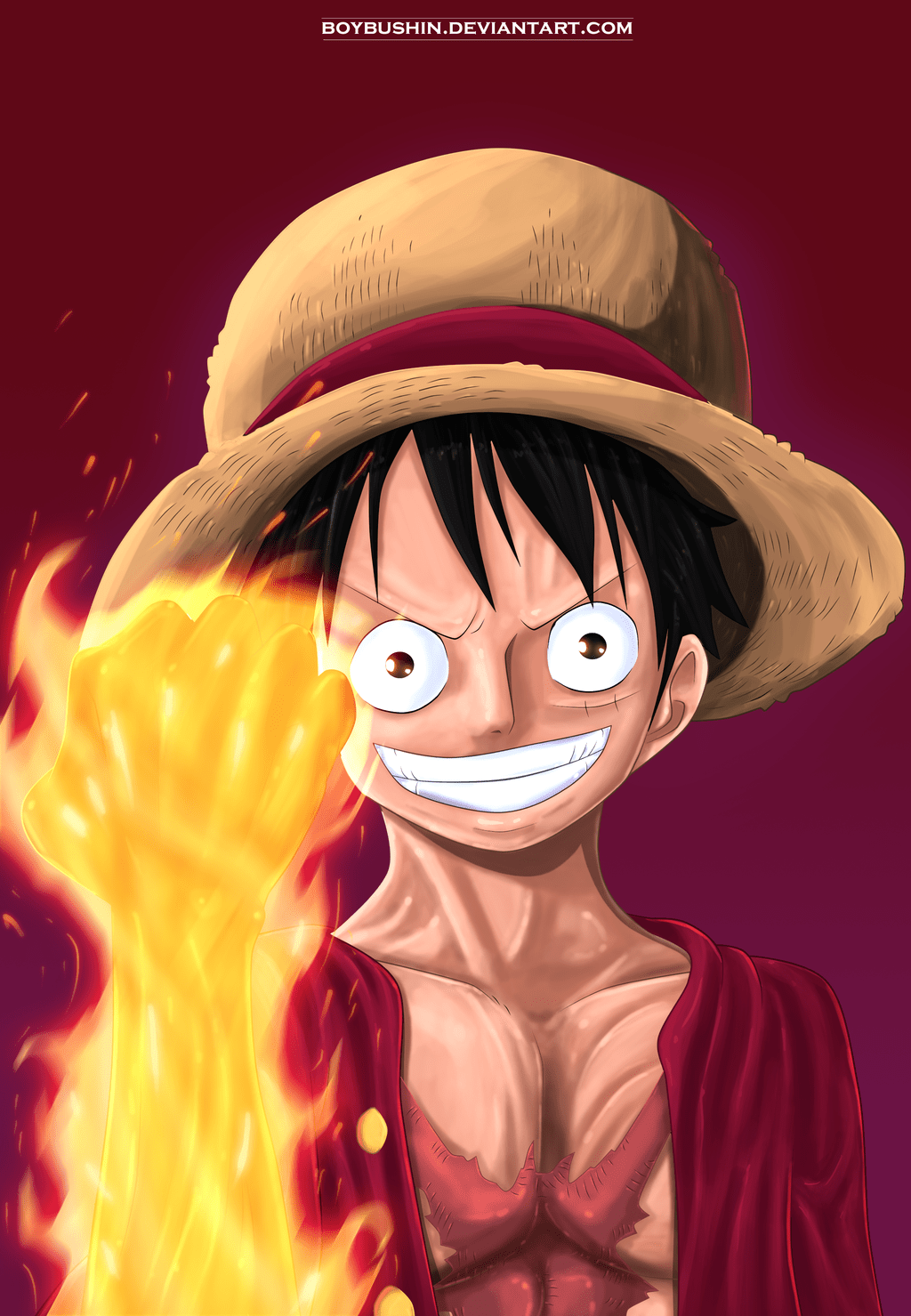 Luffy Red Wallpapers - Top Free Luffy Red Backgrounds - WallpaperAccess
