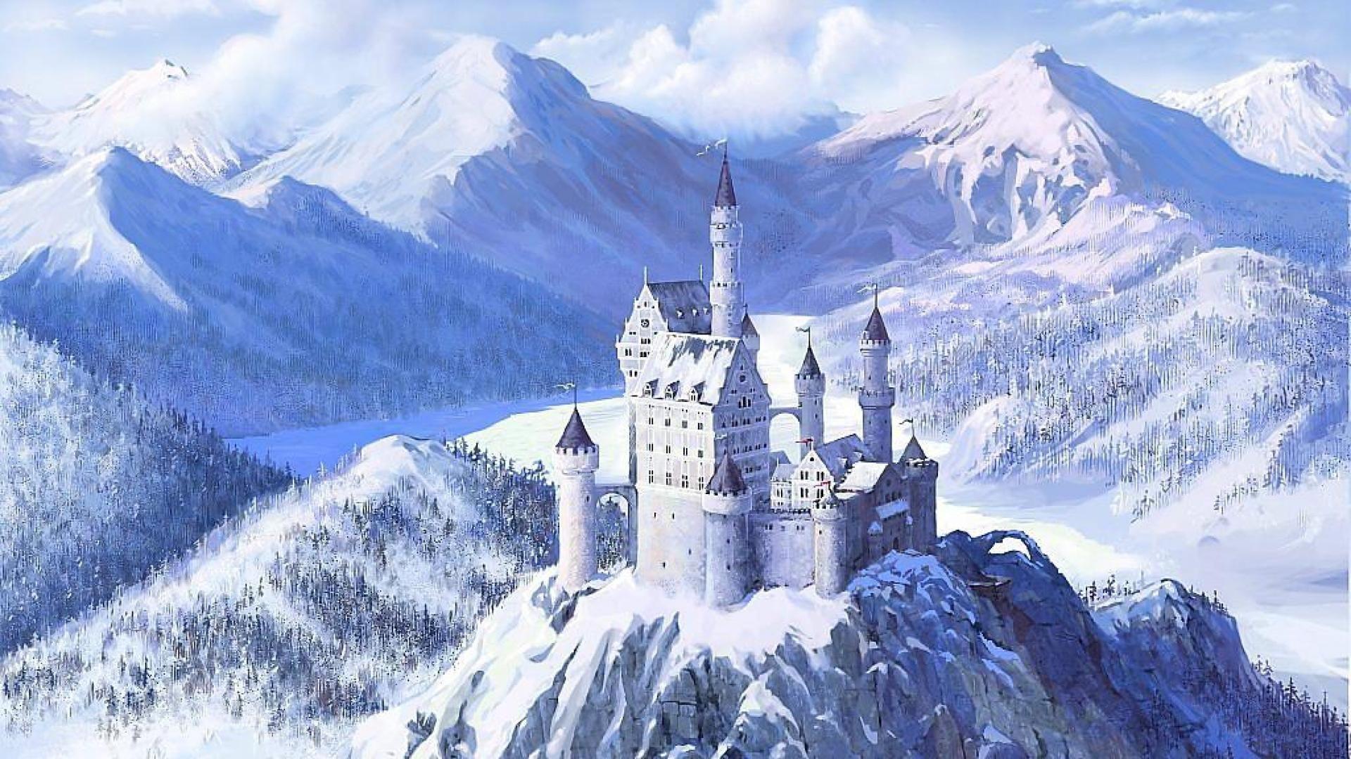 Snow White Castle Wallpapers - Top Free Snow White Castle Backgrounds ...
