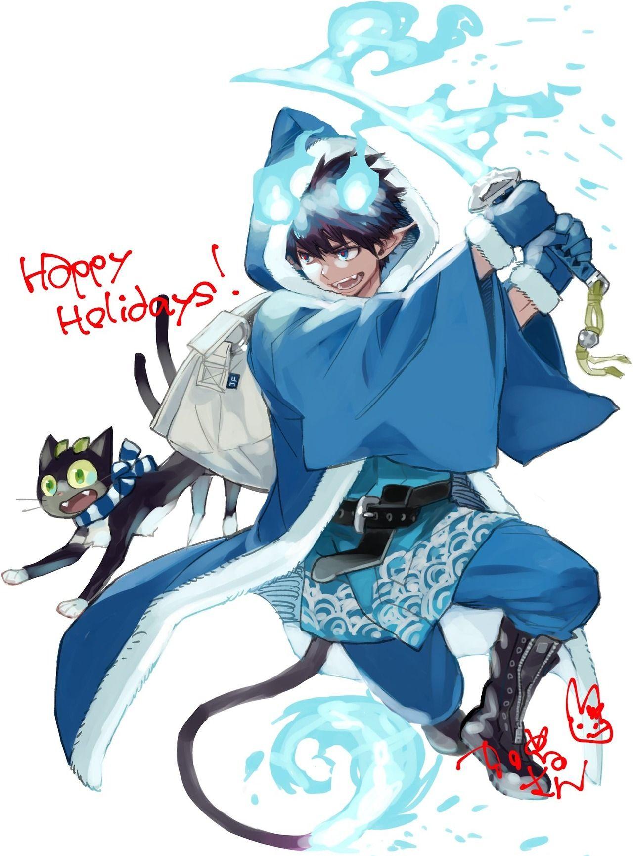 Blue Exorcist Christmas Wallpapers - Top Free Blue Exorcist Christmas ...