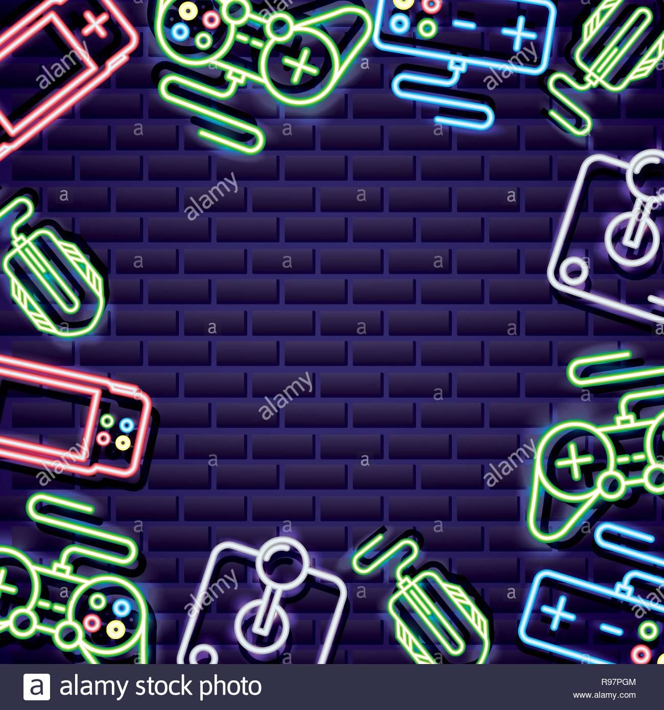 Neon Games Wallpapers - Top Free Neon Games Backgrounds - WallpaperAccess