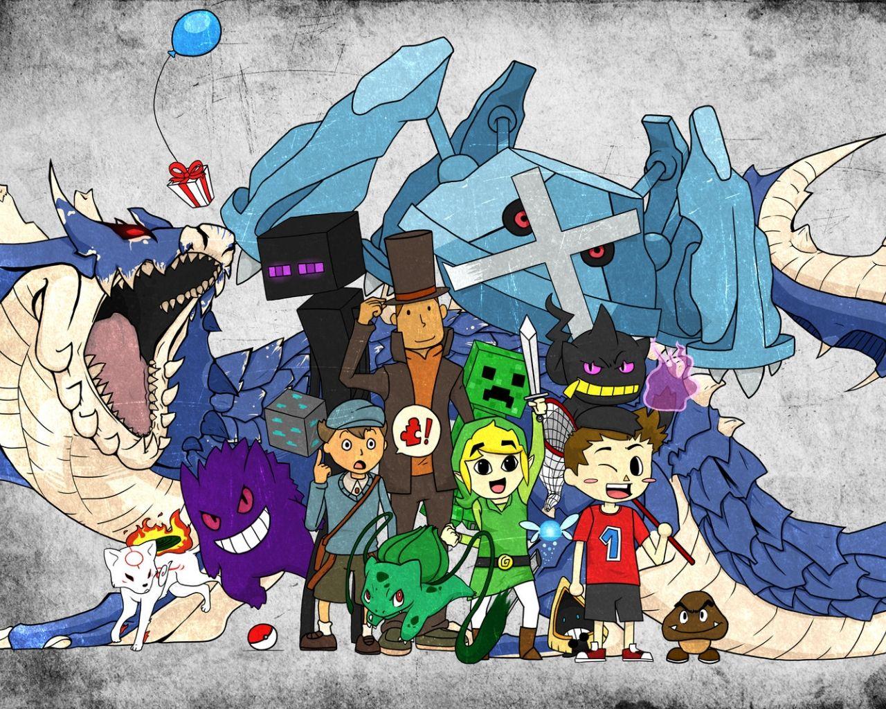 Game Mashup Wallpapers - Top Free Game Mashup Backgrounds - WallpaperAccess