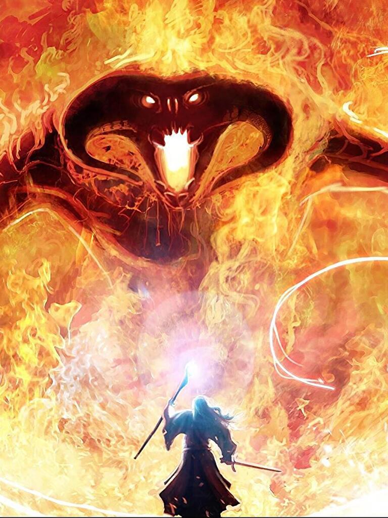 Gandalf vs Balrog Wallpapers - Top Free Gandalf vs Balrog Backgrounds ...