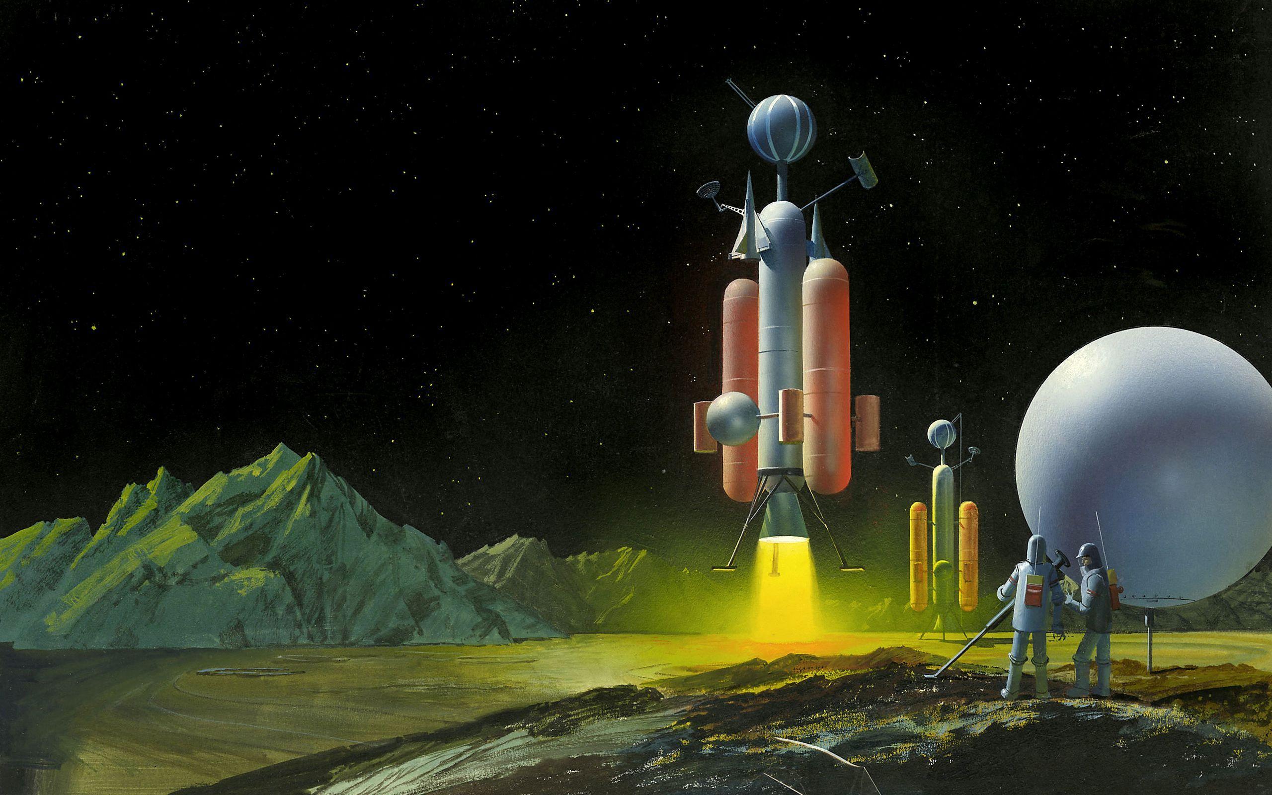 Retro Astronaut Wallpapers - Top Free Retro Astronaut Backgrounds ...