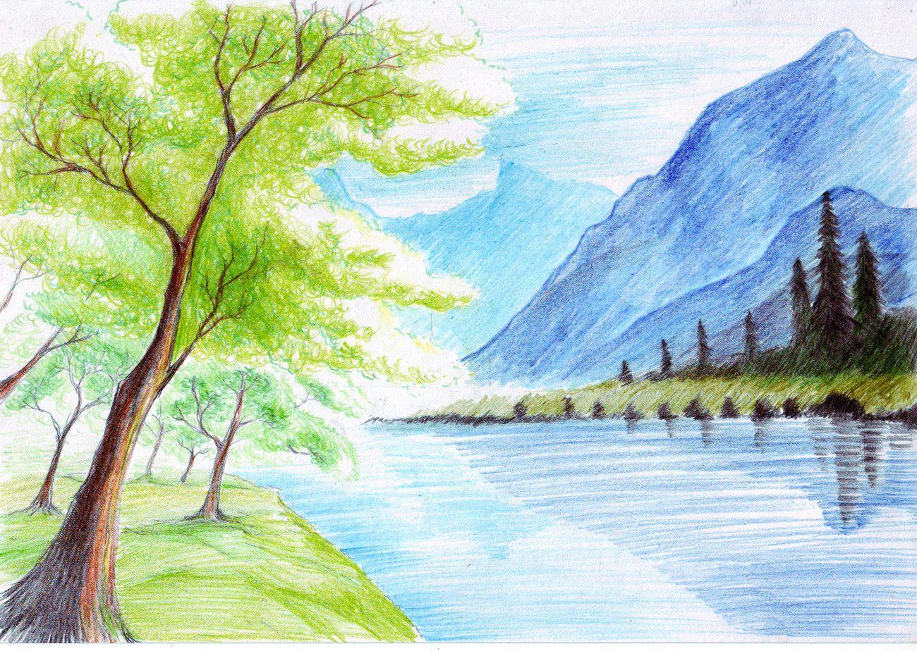 Drawing Nature Wallpapers - Top Free Drawing Nature Backgrounds ...