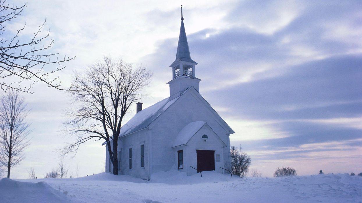 Winter Church Wallpapers - Top Free Winter Church Backgrounds ...