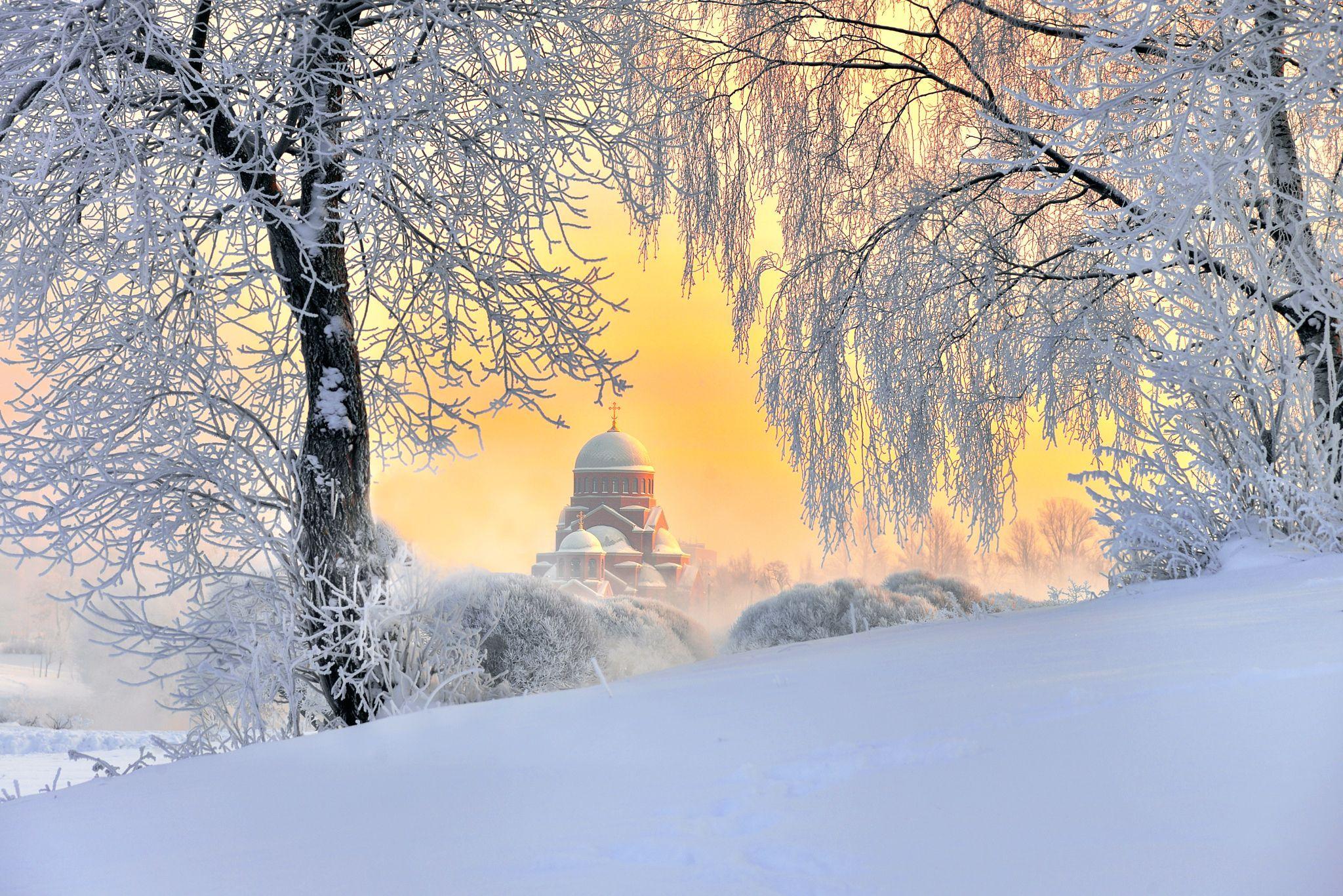 Winter Church Wallpapers - Top Free Winter Church Backgrounds ...
