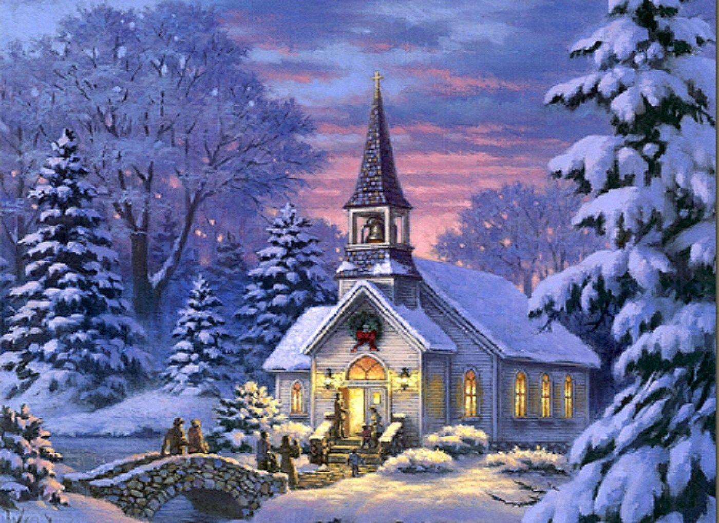 Winter Church Wallpapers - Top Free Winter Church Backgrounds ...
