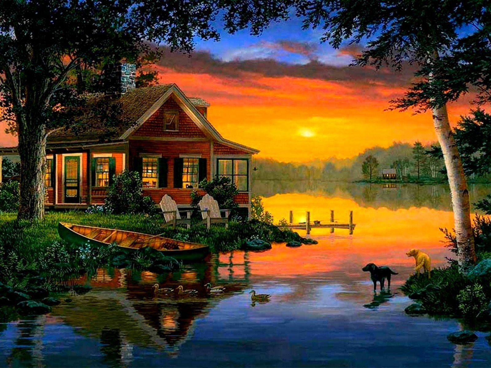 Lakehouse Desktop Wallpapers - Top Free Lakehouse Desktop Backgrounds ...