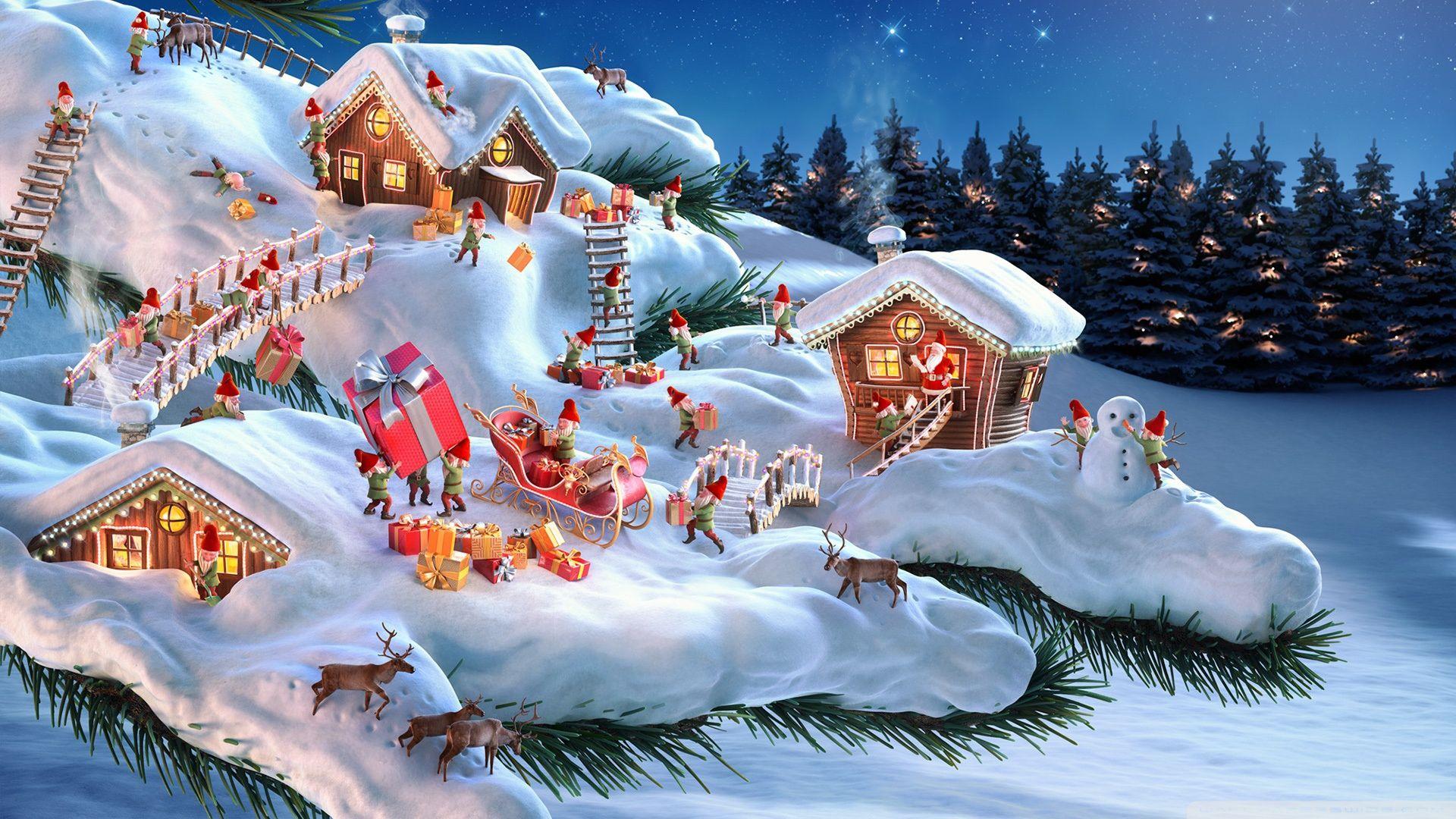 Christmas North Pole Wallpapers - Top Free Christmas North Pole ...