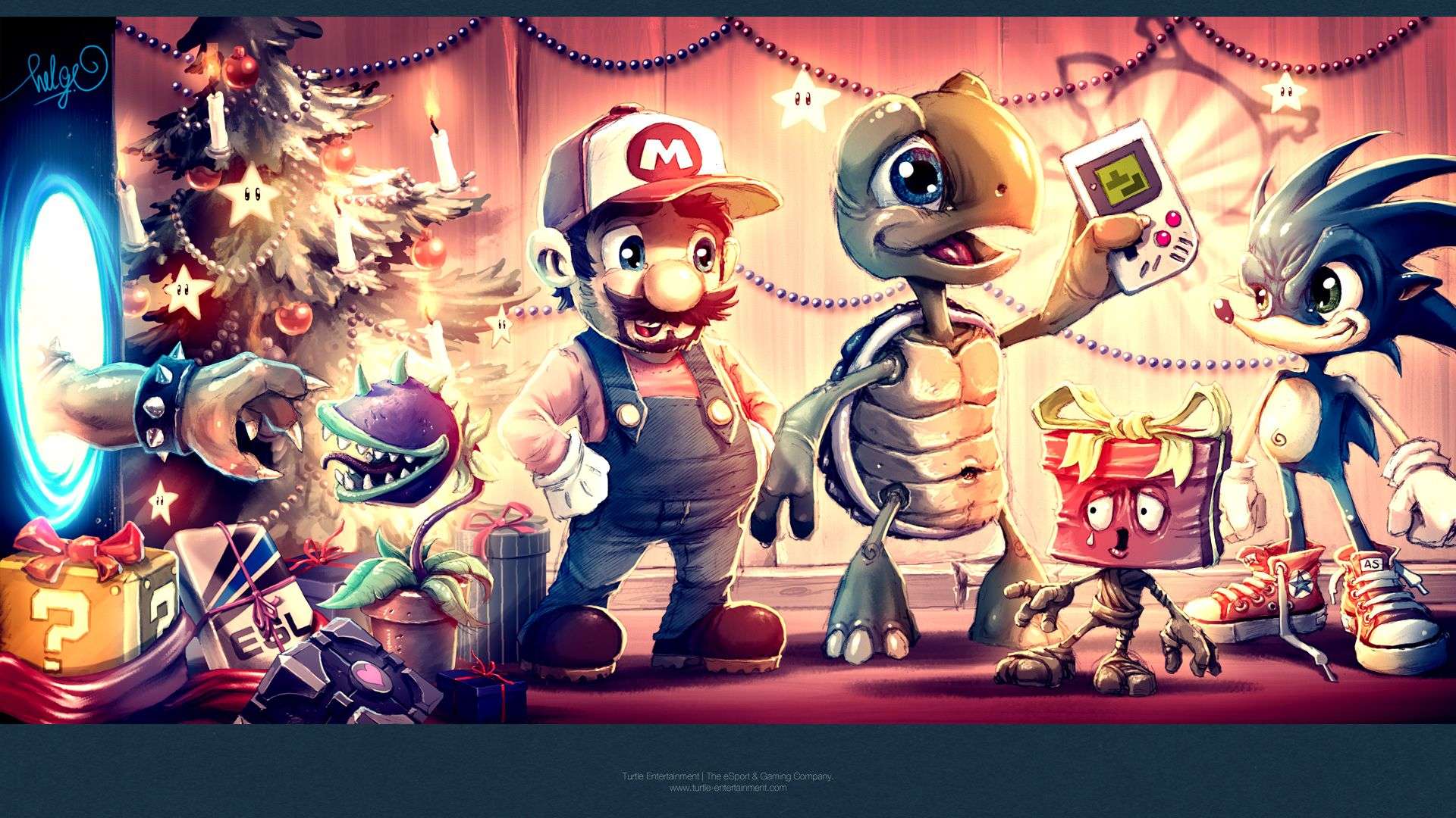 Gaming Christmas Wallpapers - Top Free Gaming Christmas Backgrounds ...