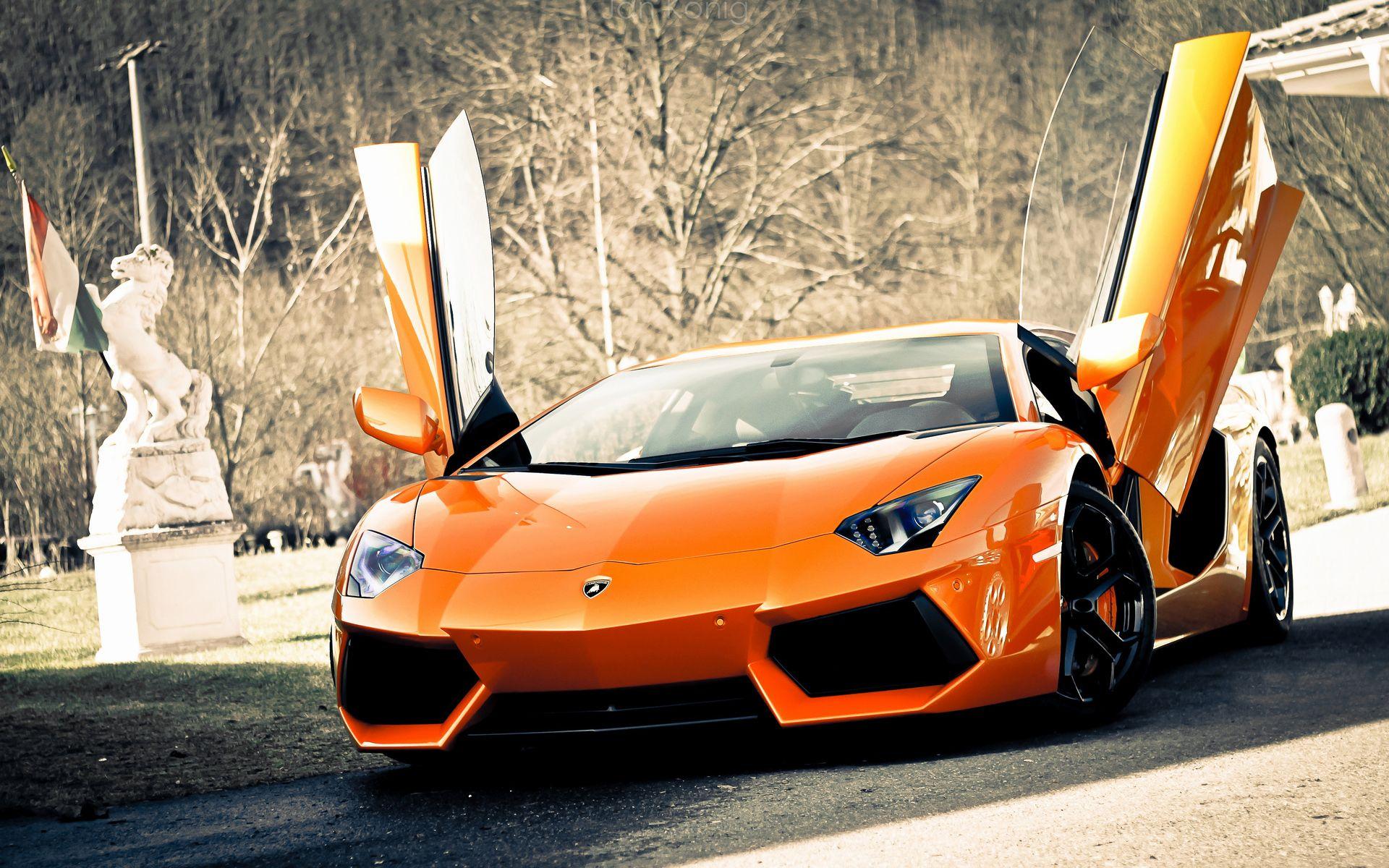 Orange Cars Wallpapers - Top Free Orange Cars Backgrounds - WallpaperAccess