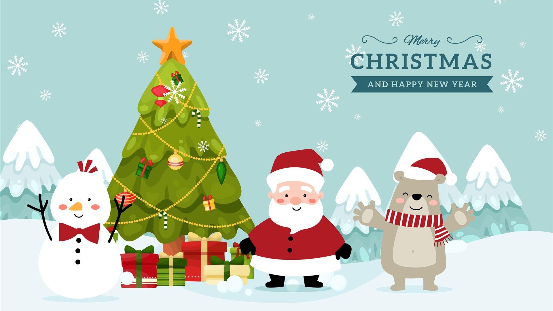 Bear Christmas Wallpapers - Top Free Bear Christmas Backgrounds ...