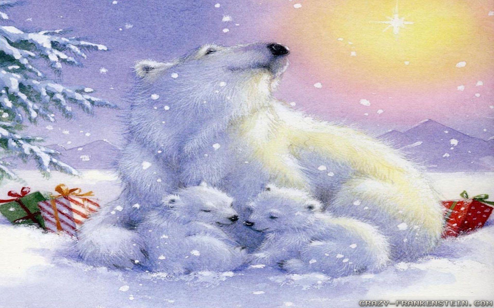 Bear Christmas Wallpapers - Top Free Bear Christmas Backgrounds ...