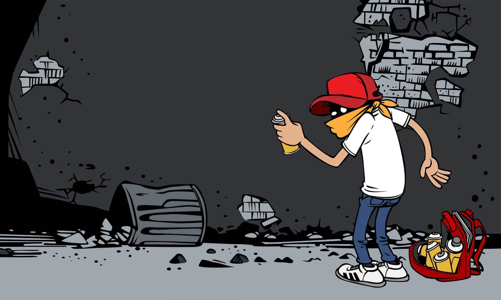 Cartoon Graffiti Art Wallpapers - Top Free Cartoon Graffiti Art ...