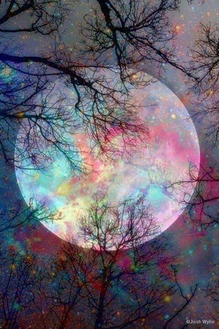 Psychedelic Moon Wallpapers - Top Free Psychedelic Moon Backgrounds ...