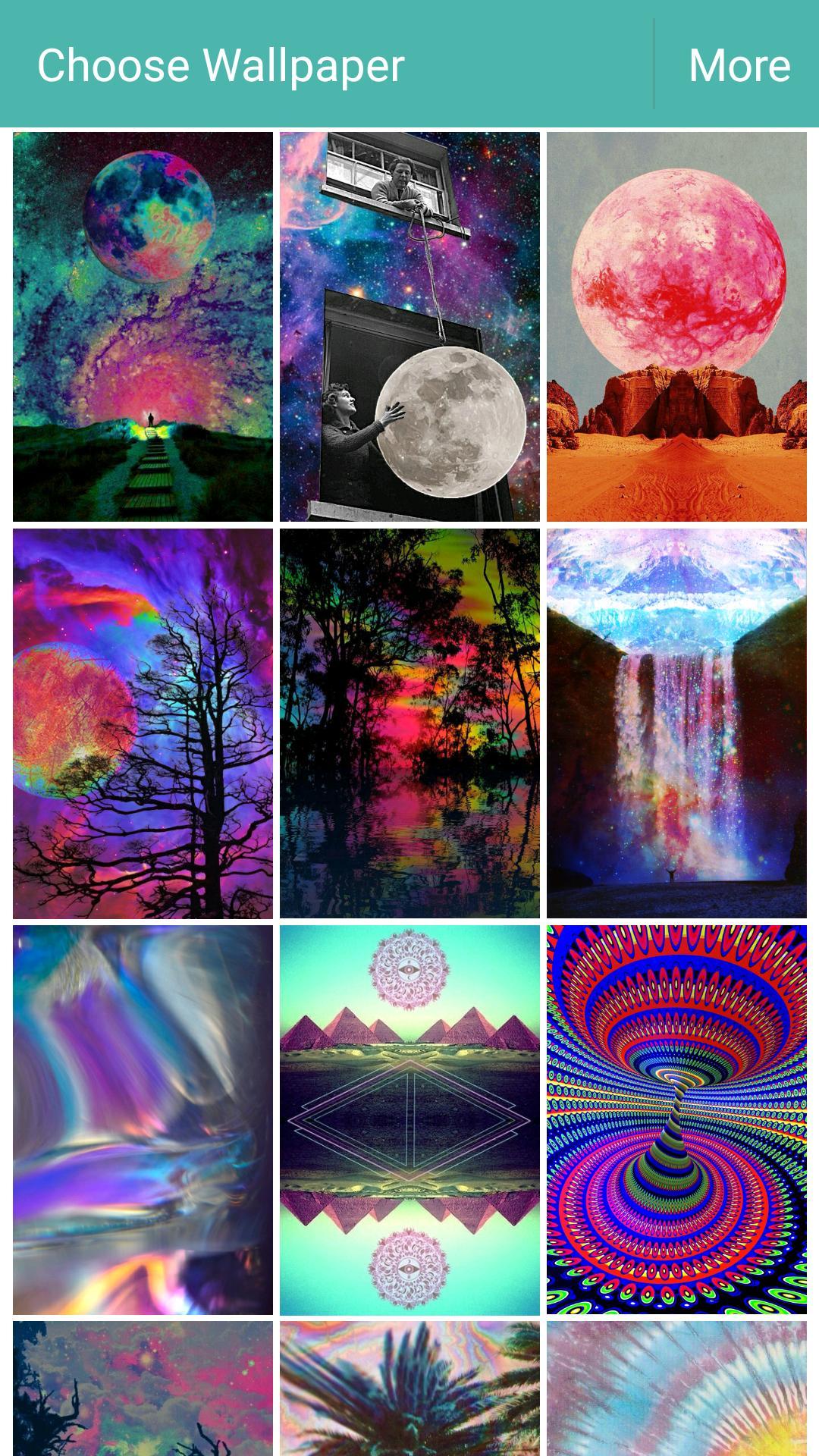 Psychedelic Moon Wallpapers - Top Free Psychedelic Moon Backgrounds ...