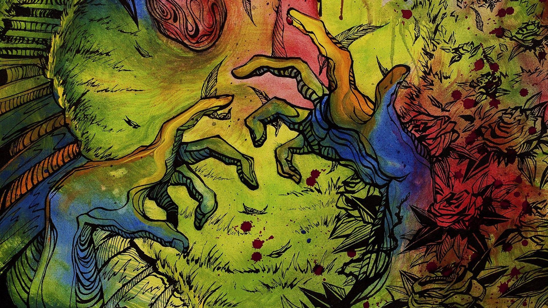 Psychedelic Flowers Wallpapers - Top Free Psychedelic Flowers ...