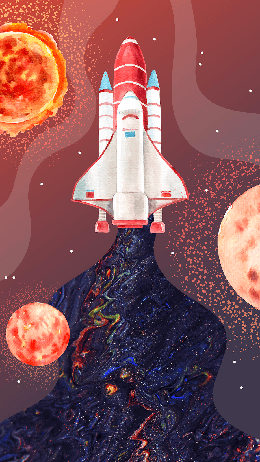 Rocket In Space Wallpapers - Top Free Rocket In Space Backgrounds ...