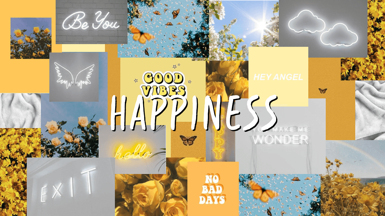 Yellow Collage Desktop Wallpapers - Top Free Yellow Collage Desktop ...