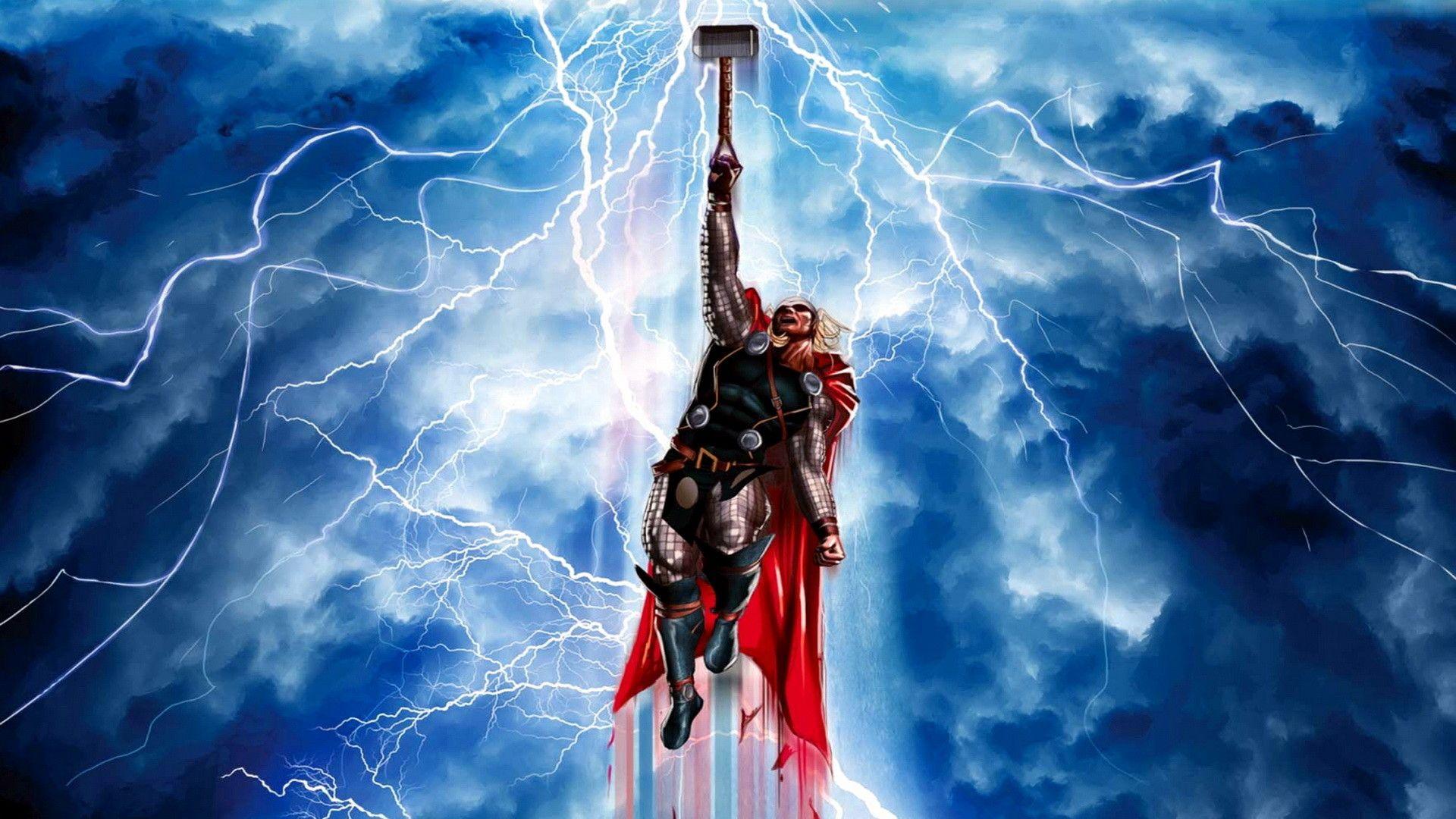 Mjolnir Lightning Wallpapers - Top Free Mjolnir Lightning Backgrounds - WallpaperAccess