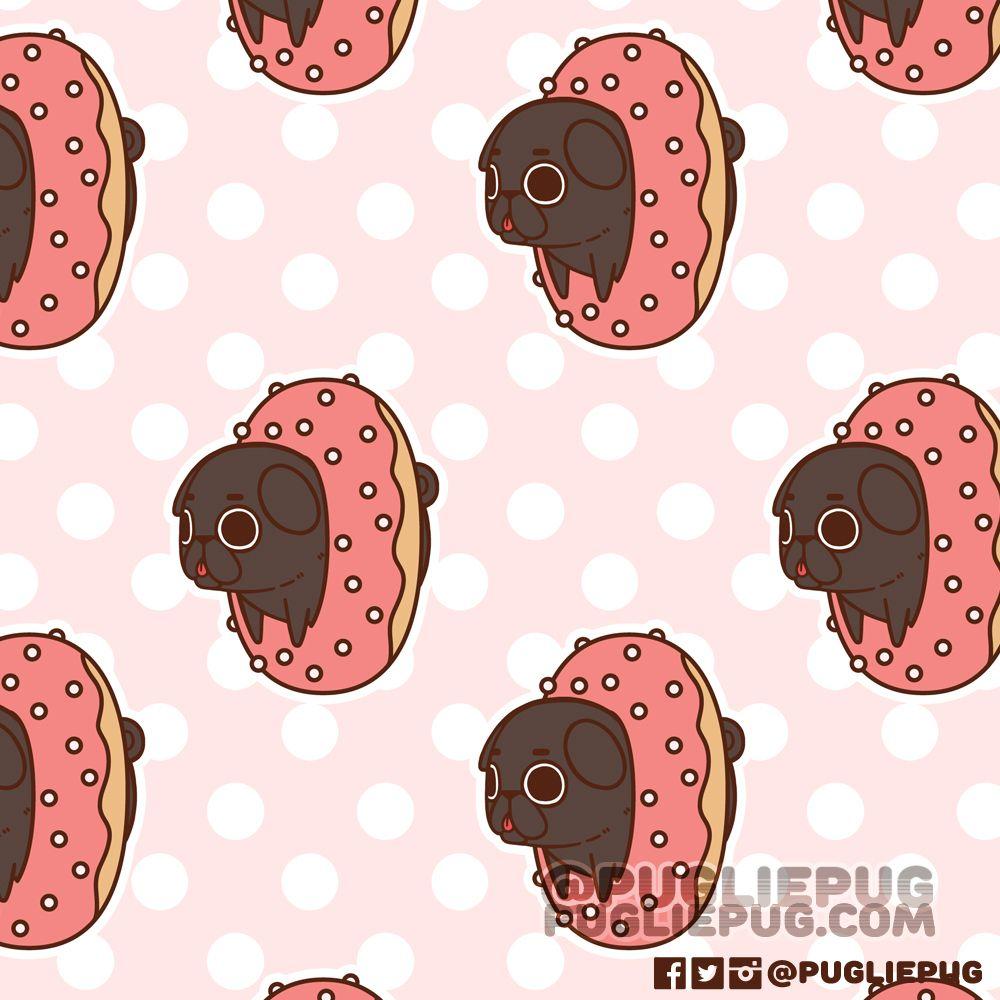 Donut Pug Wallpapers - Top Free Donut Pug Backgrounds - WallpaperAccess