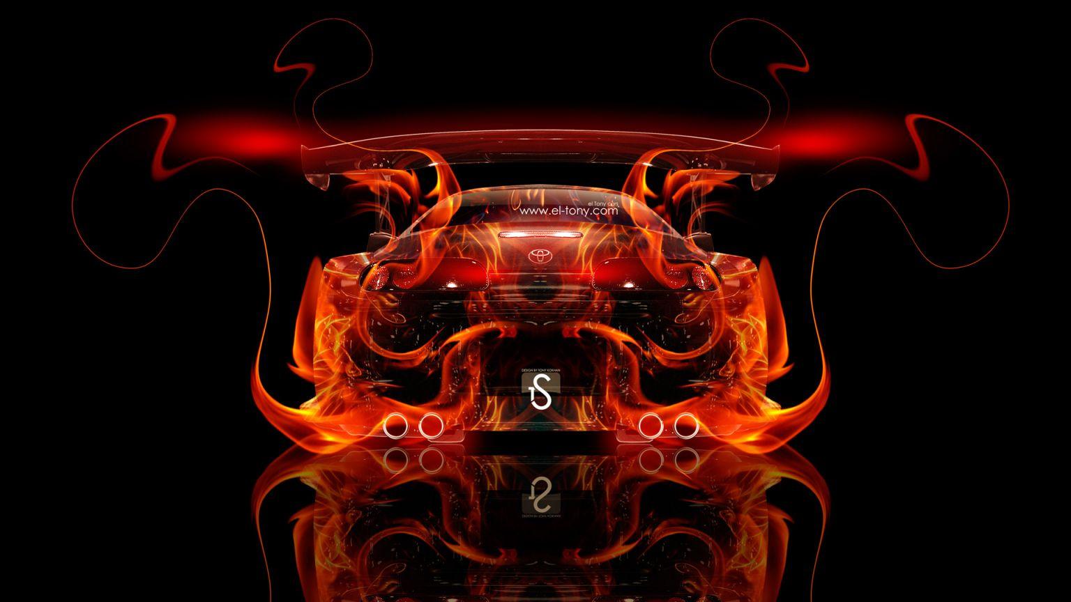 Car with Flames Wallpapers - Top Free Car with Flames Backgrounds ...