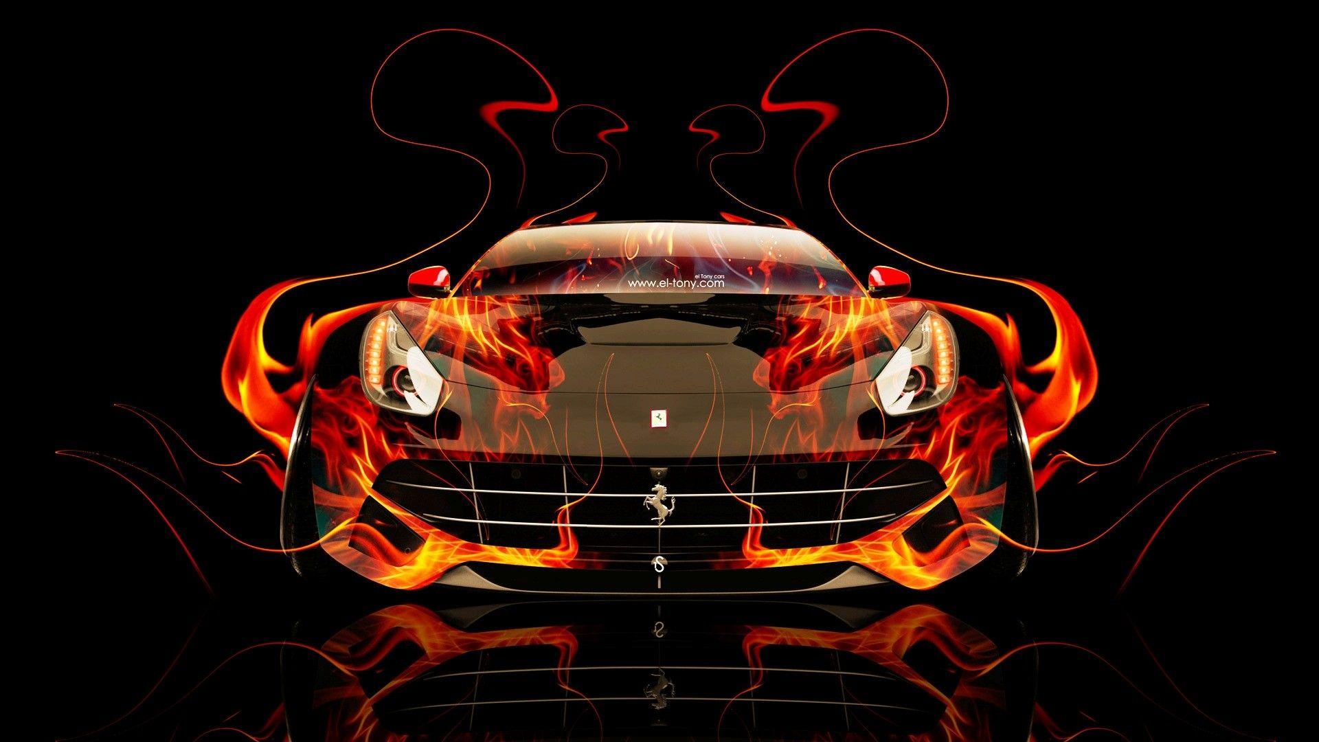 Car with Flames Wallpapers - Top Free Car with Flames Backgrounds ...