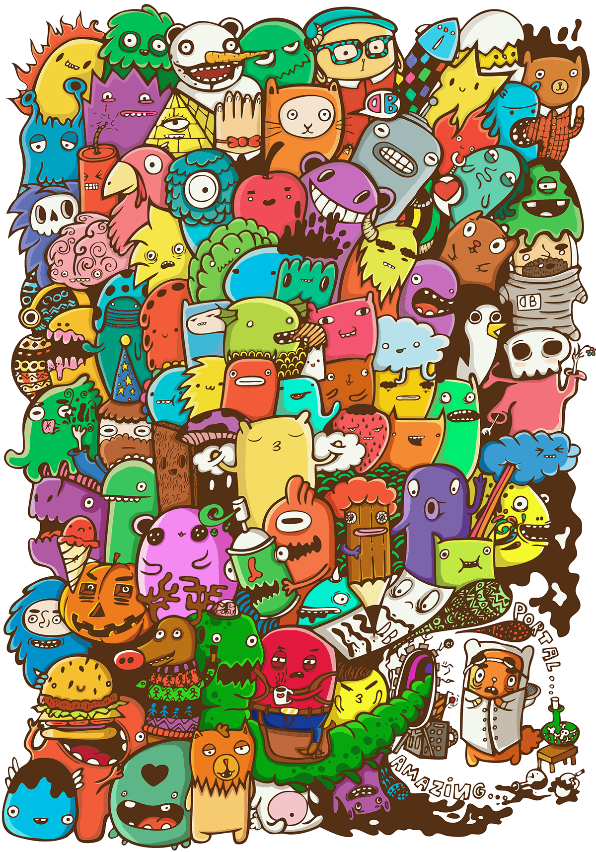 Doodle iPhone Wallpapers - Top Free Doodle iPhone Backgrounds ...