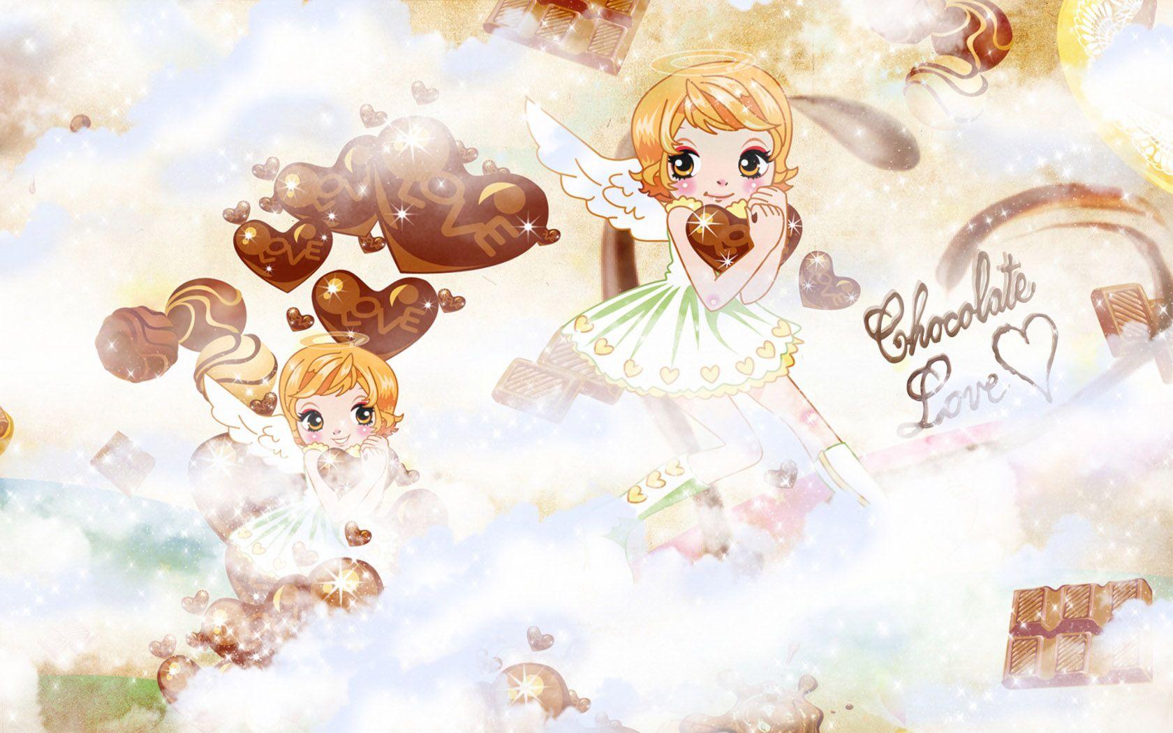 Cute Cartoon Angel Wallpapers - Top Free Cute Cartoon Angel Backgrounds ...