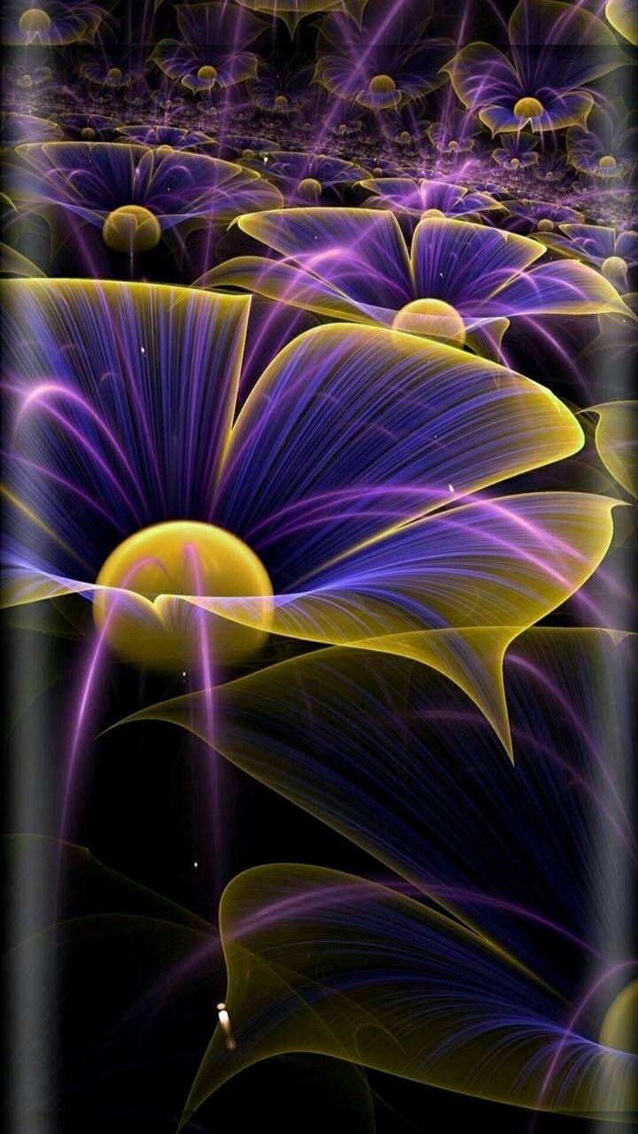 Digital Flowers Wallpapers - Top Free Digital Flowers Backgrounds ...