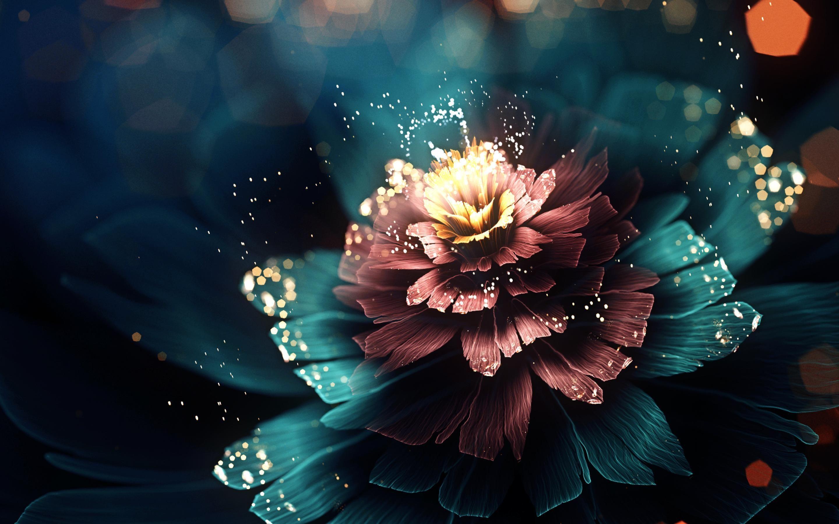 Digital Flowers Wallpapers - Top Free Digital Flowers Backgrounds ...