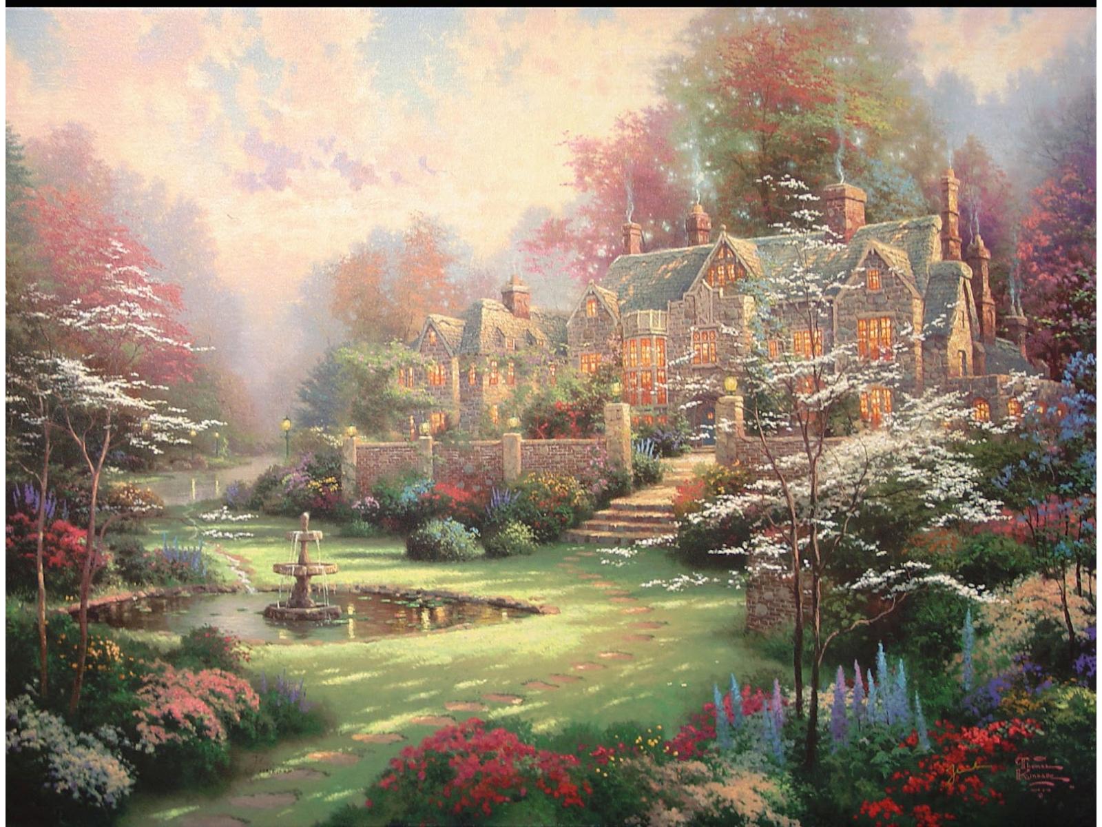 Thomas Kinkade Spring Wallpapers - Top Free Thomas Kinkade Spring ...
