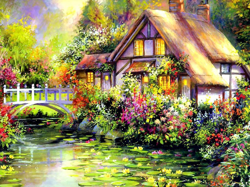 Thomas Kinkade Spring Wallpapers - Top Free Thomas Kinkade Spring ...