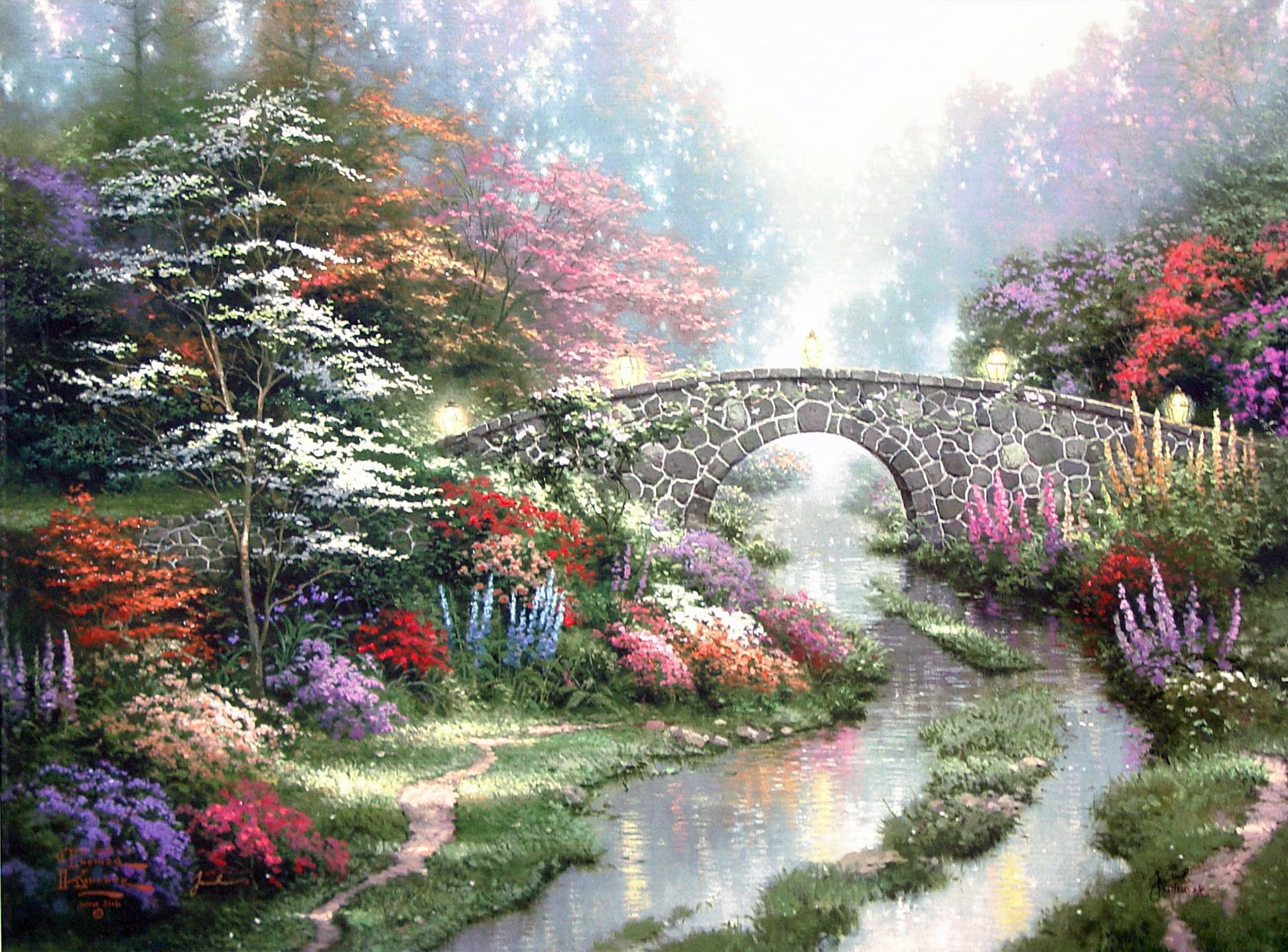 Thomas Kinkade Spring Wallpapers - Top Free Thomas Kinkade Spring ...